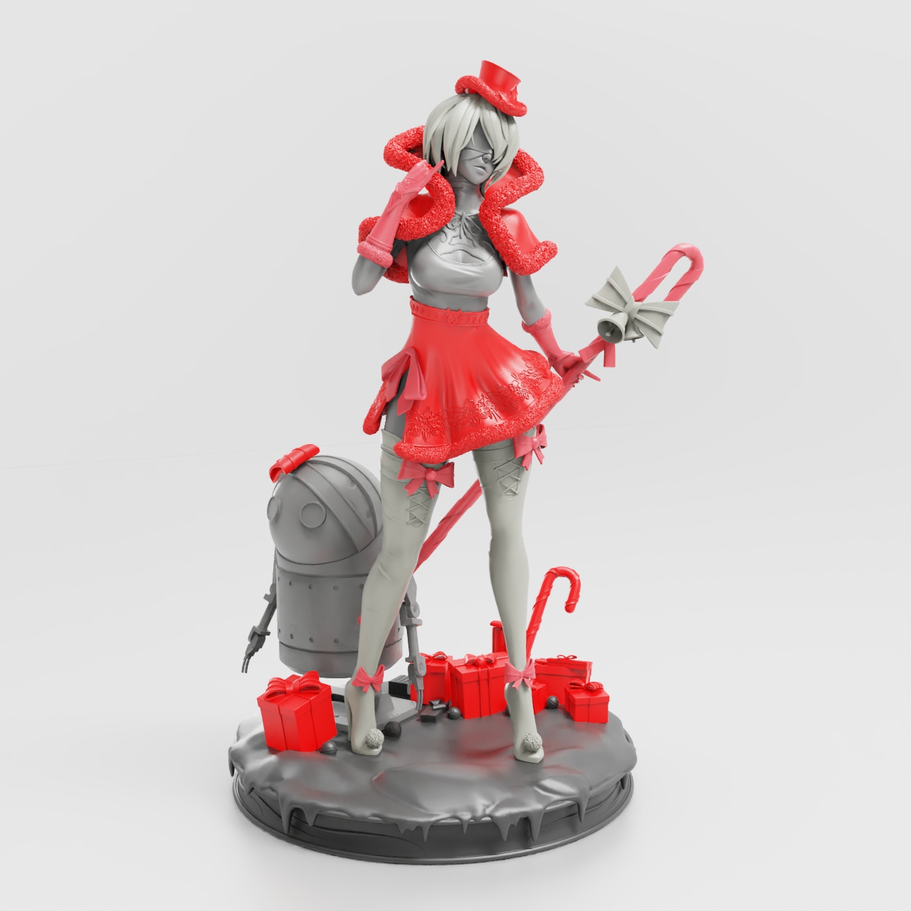 2B Christmas - Nier Automata, STL 3D model design printable file - Payhip