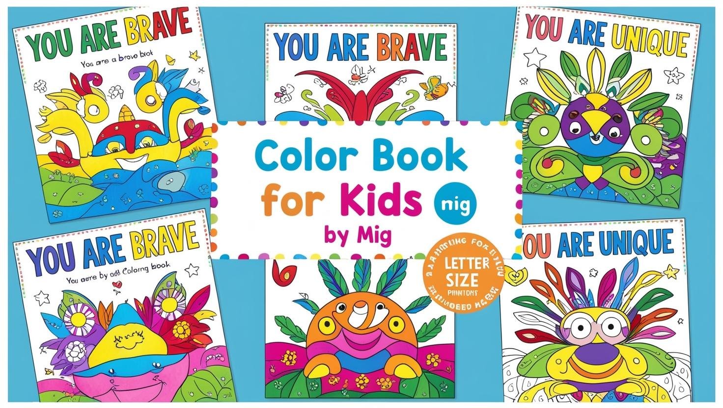 Color Book for Kids by MIG – Fun, Encouraging, and Full of Positivity ...