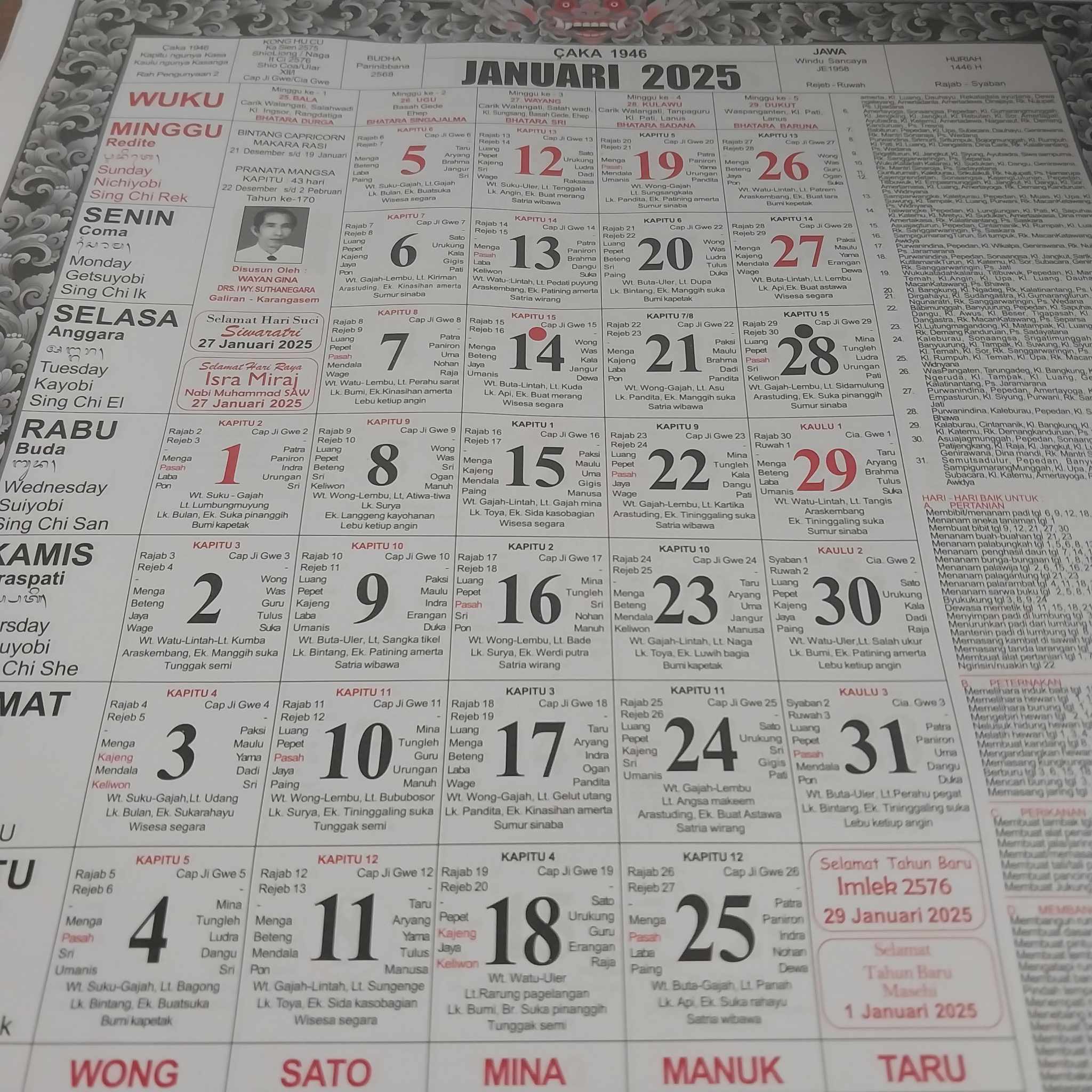 Balinese Calender - Payhip
