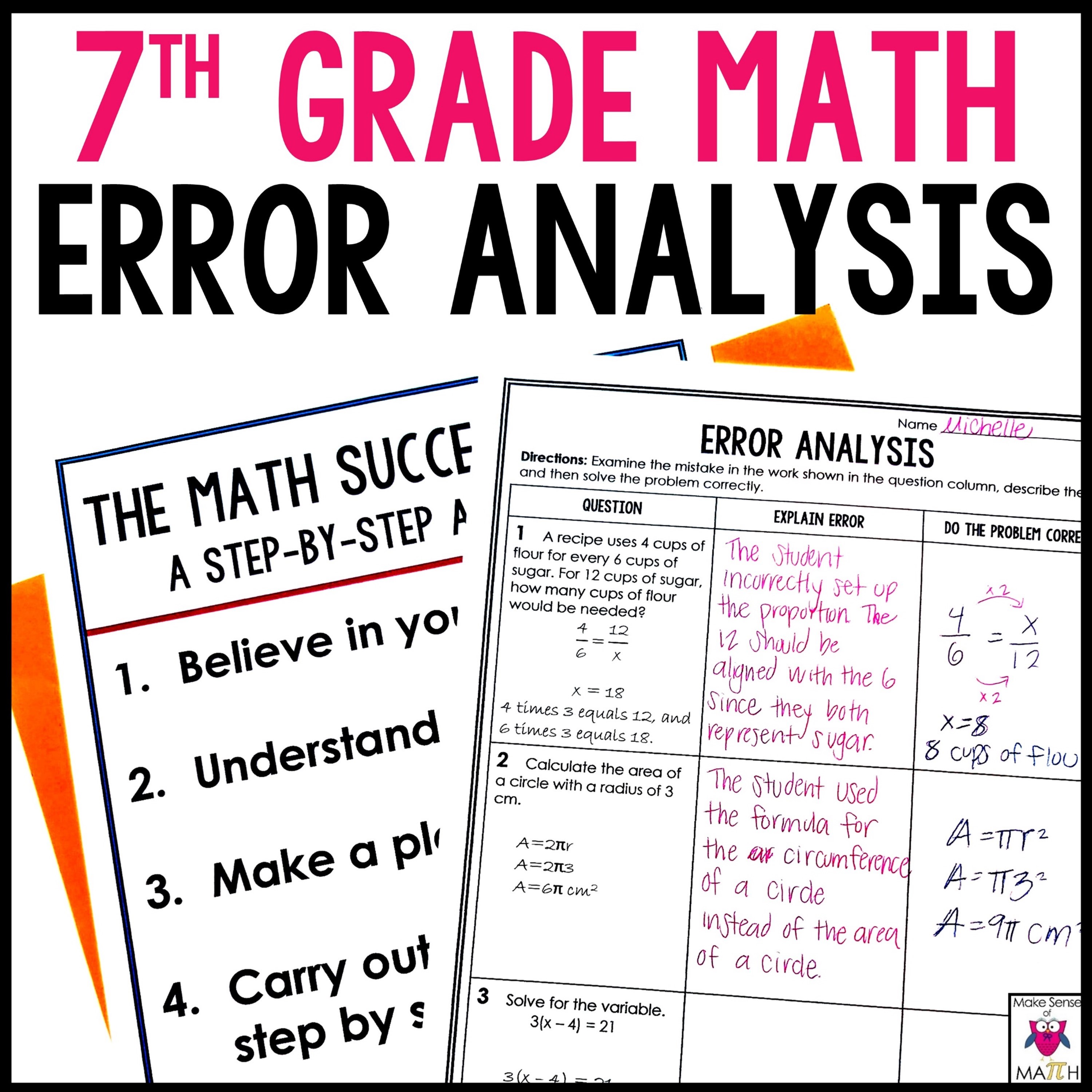 Make Sense of Math - 7th Grade Math