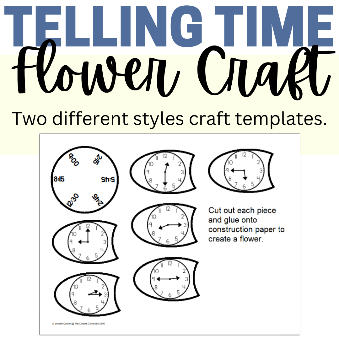 Telling Time Flower Craft