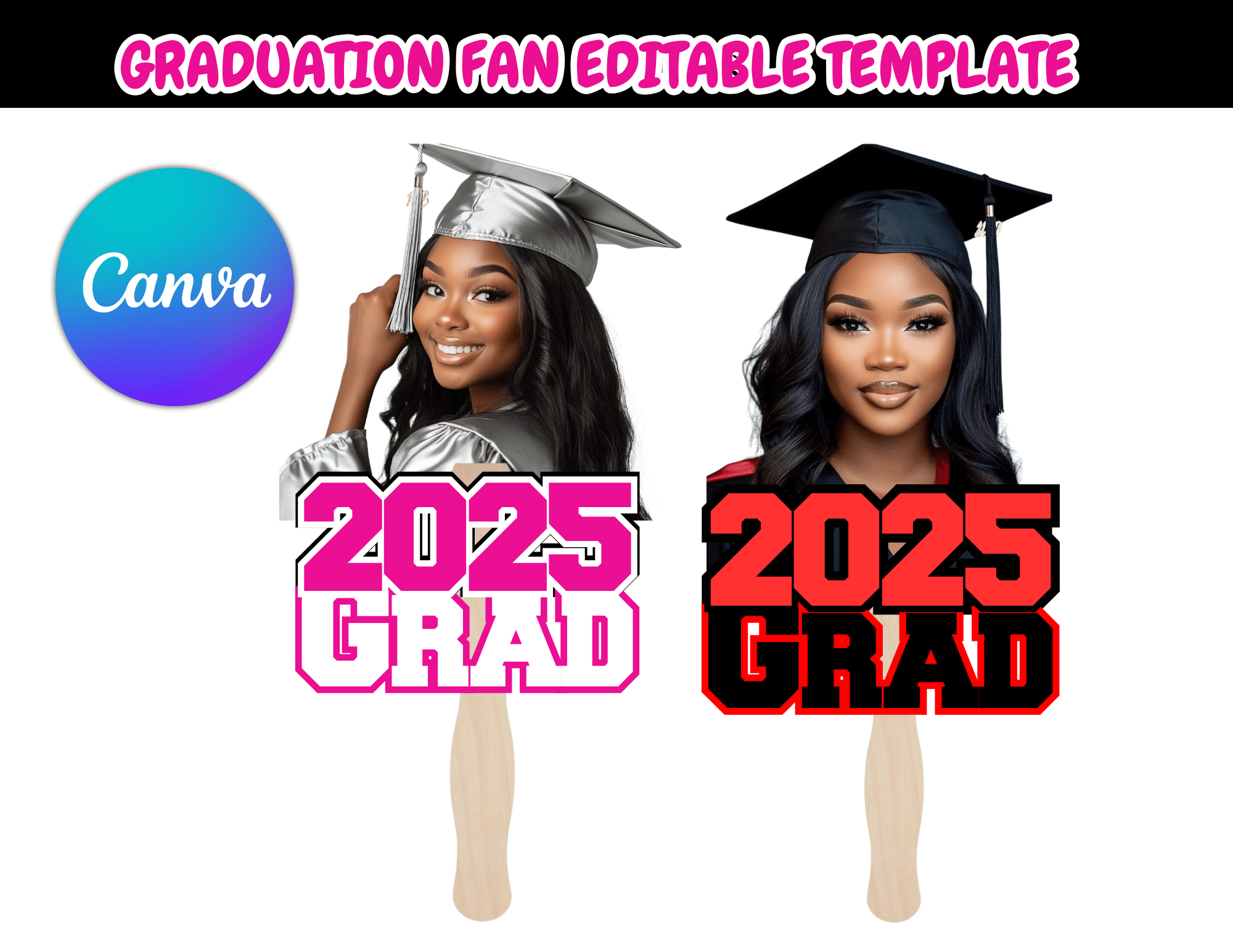 Grad Fan Templates and Mockup - Payhip
