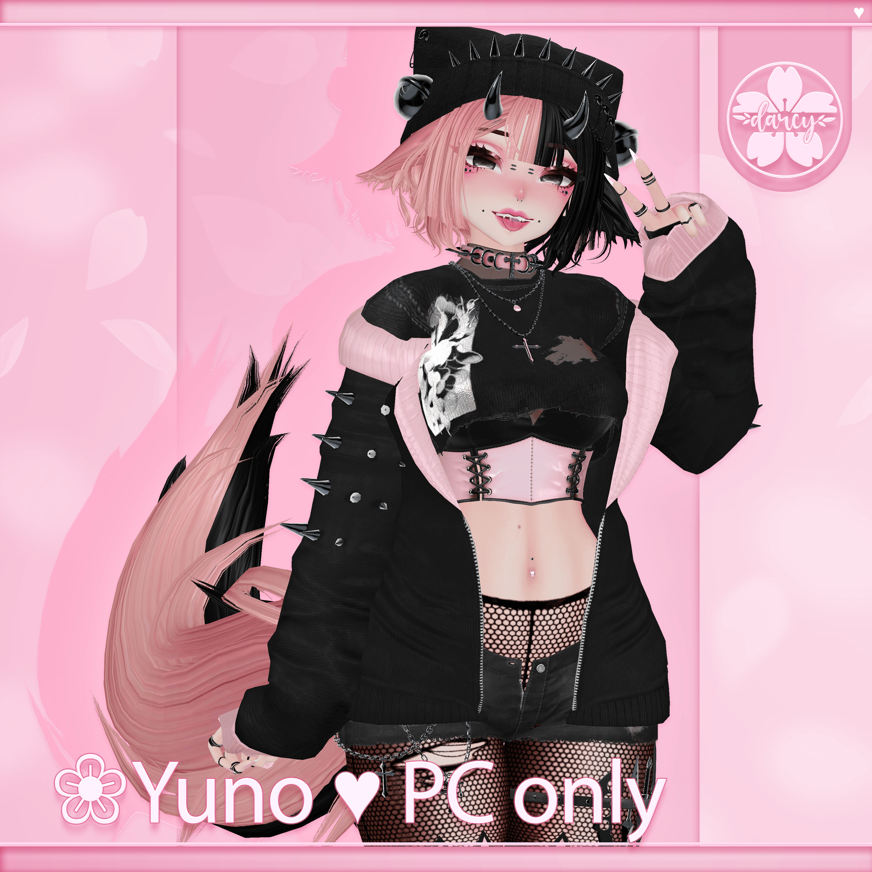 | YUNO ゆの | PC ONLY | VRCHAT MODEL - Payhip