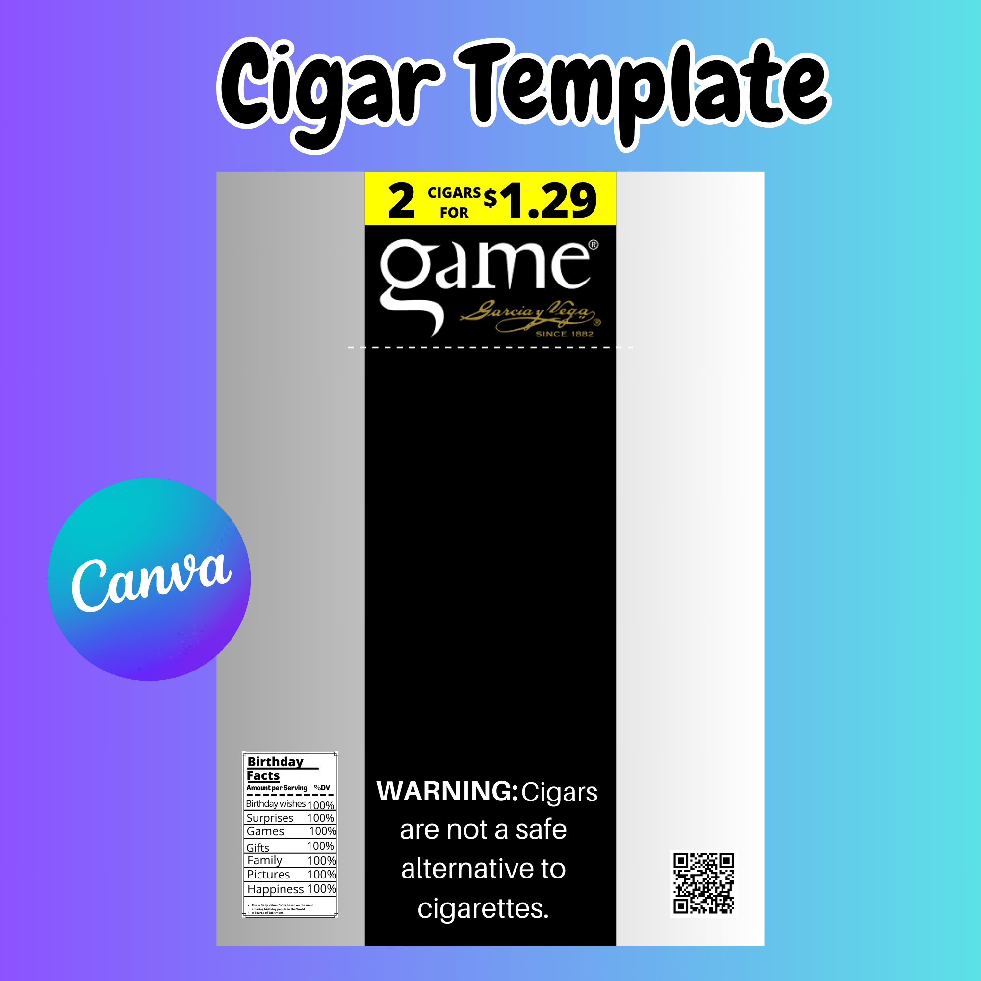 Cigar template - Payhip