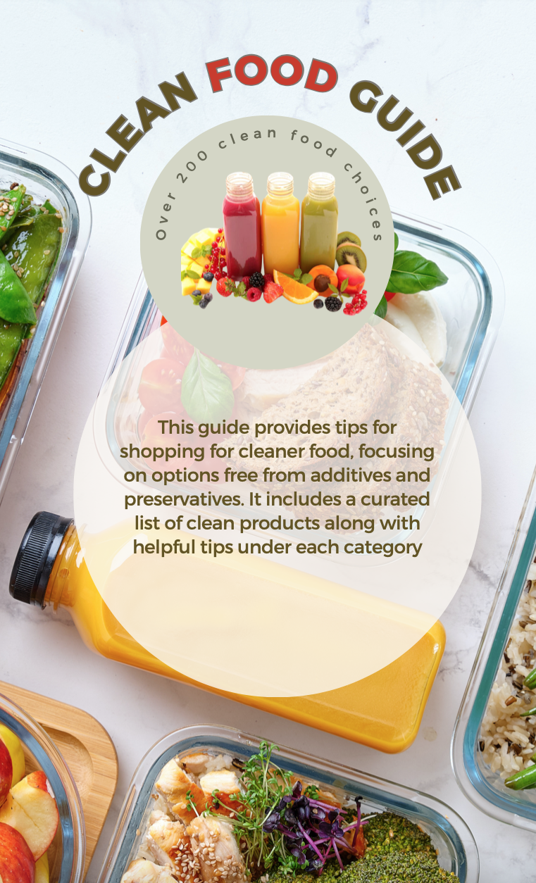 CLEAN FOOD GUIDE - Over 200 CLEAN food choices - Payhip