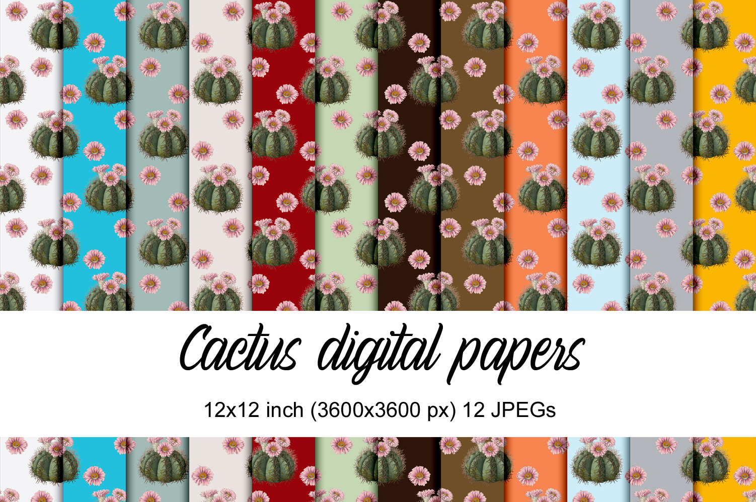 Cactus digital papers - Payhip