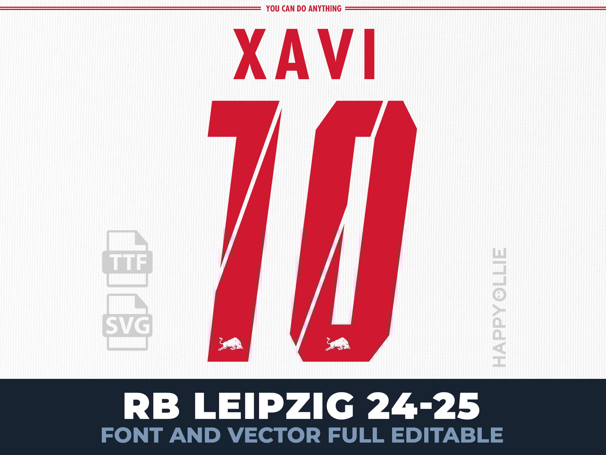 RB Leipzig, Bundesliga font jersey 24-25 vector 2024 pdf, svg, ttf, RasenBallsport Leipzig e.V ...