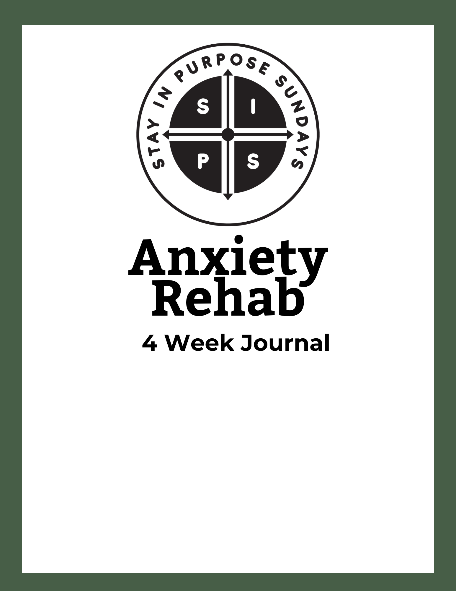 Anxiety Rehab 4-Week Journal - Payhip