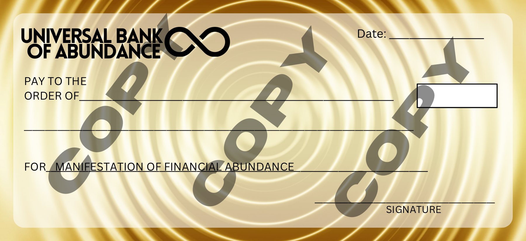 GOLD ABUNDANCE CHECKS - Payhip