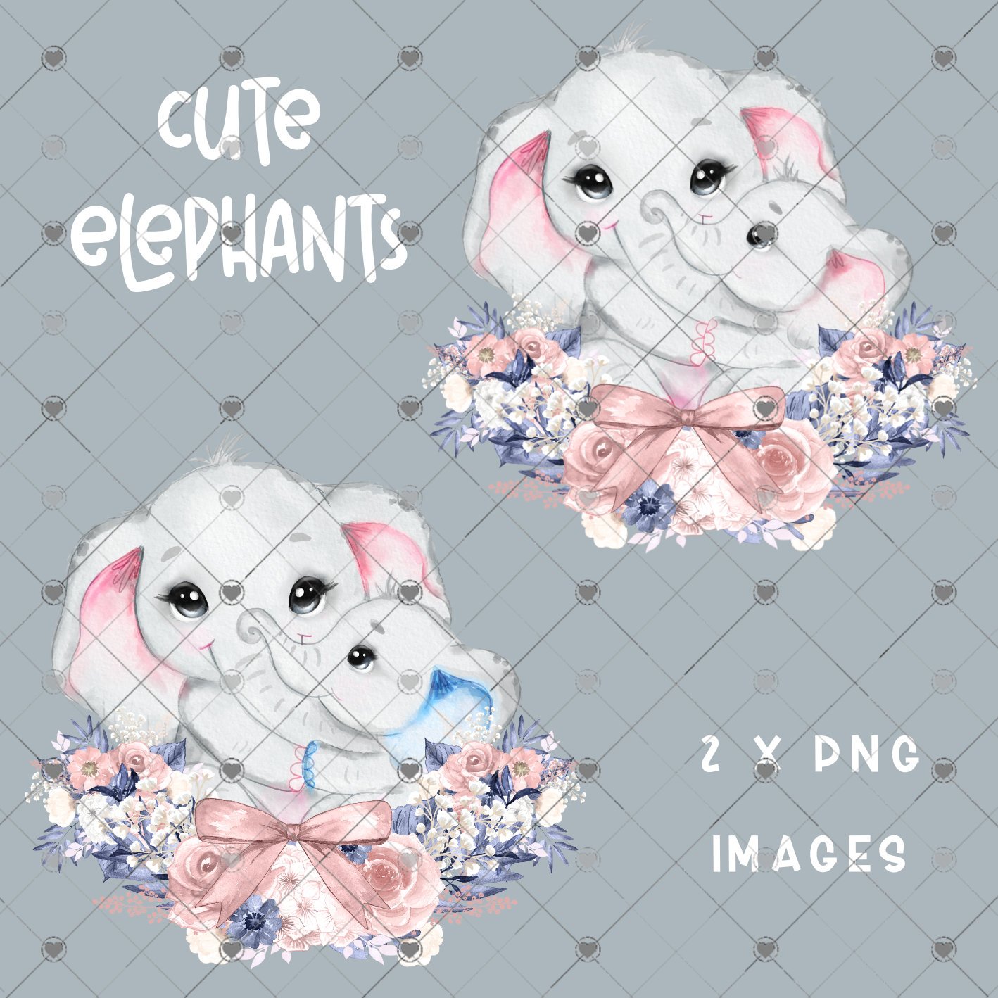 Cute Elephants - Payhip