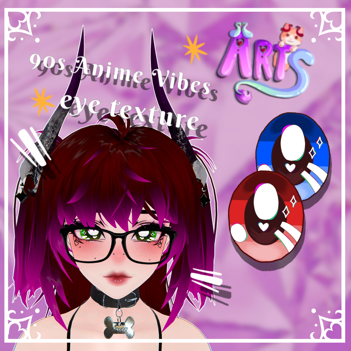 90s Anime Vibes [eye textures] - Payhip