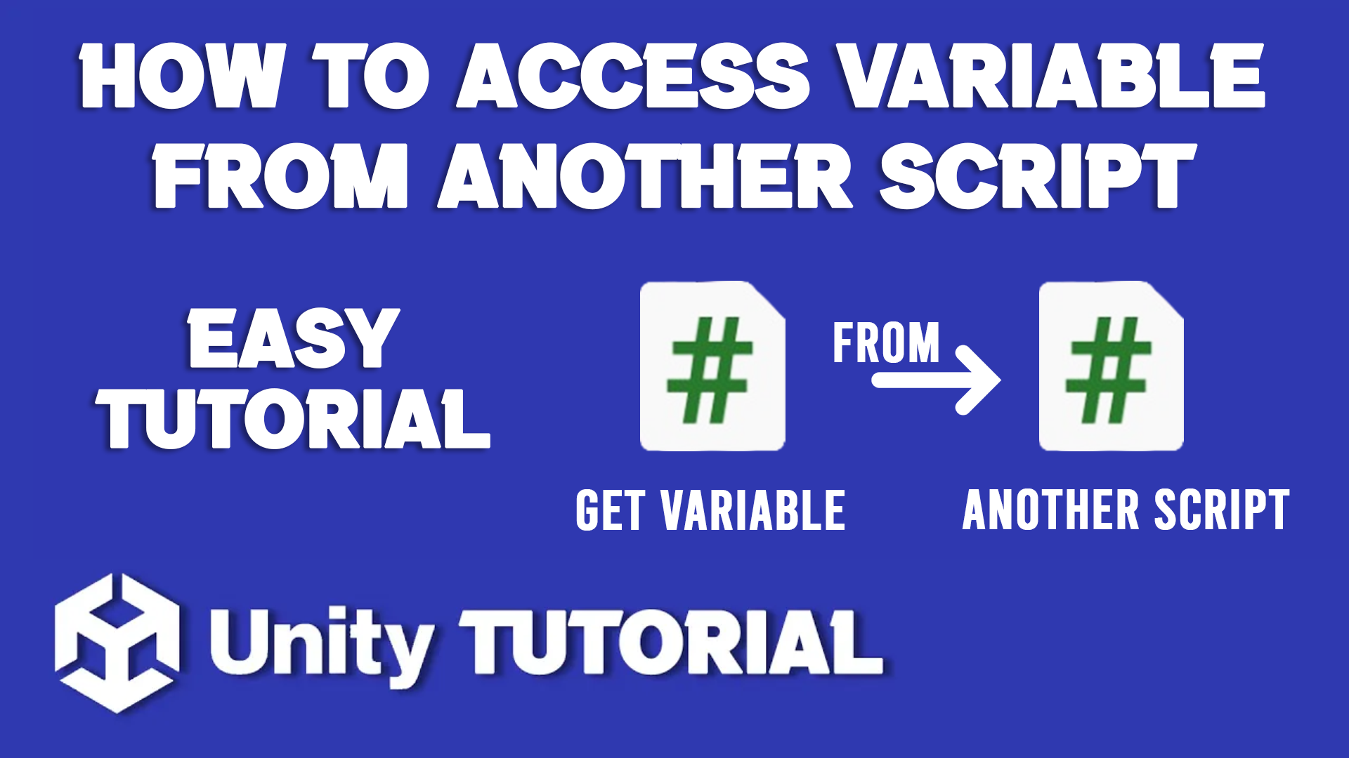 How To Access Variable From Another Script Unity | How To Get a Variable From Another Script In ...