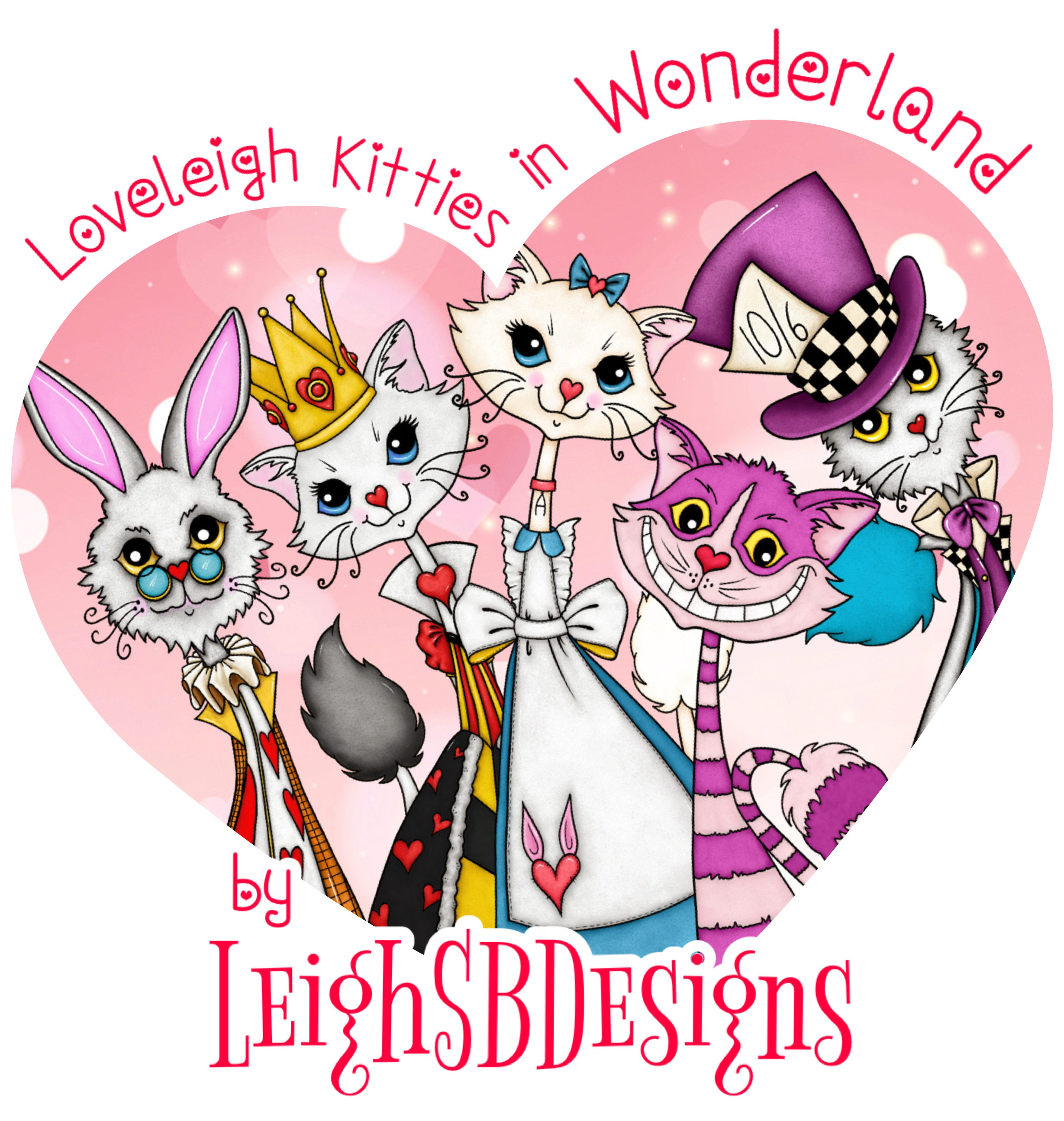 LeighSBDesigns Digi Stamps & SVG Cutz - Loveleigh Kitties in Wonderland ...
