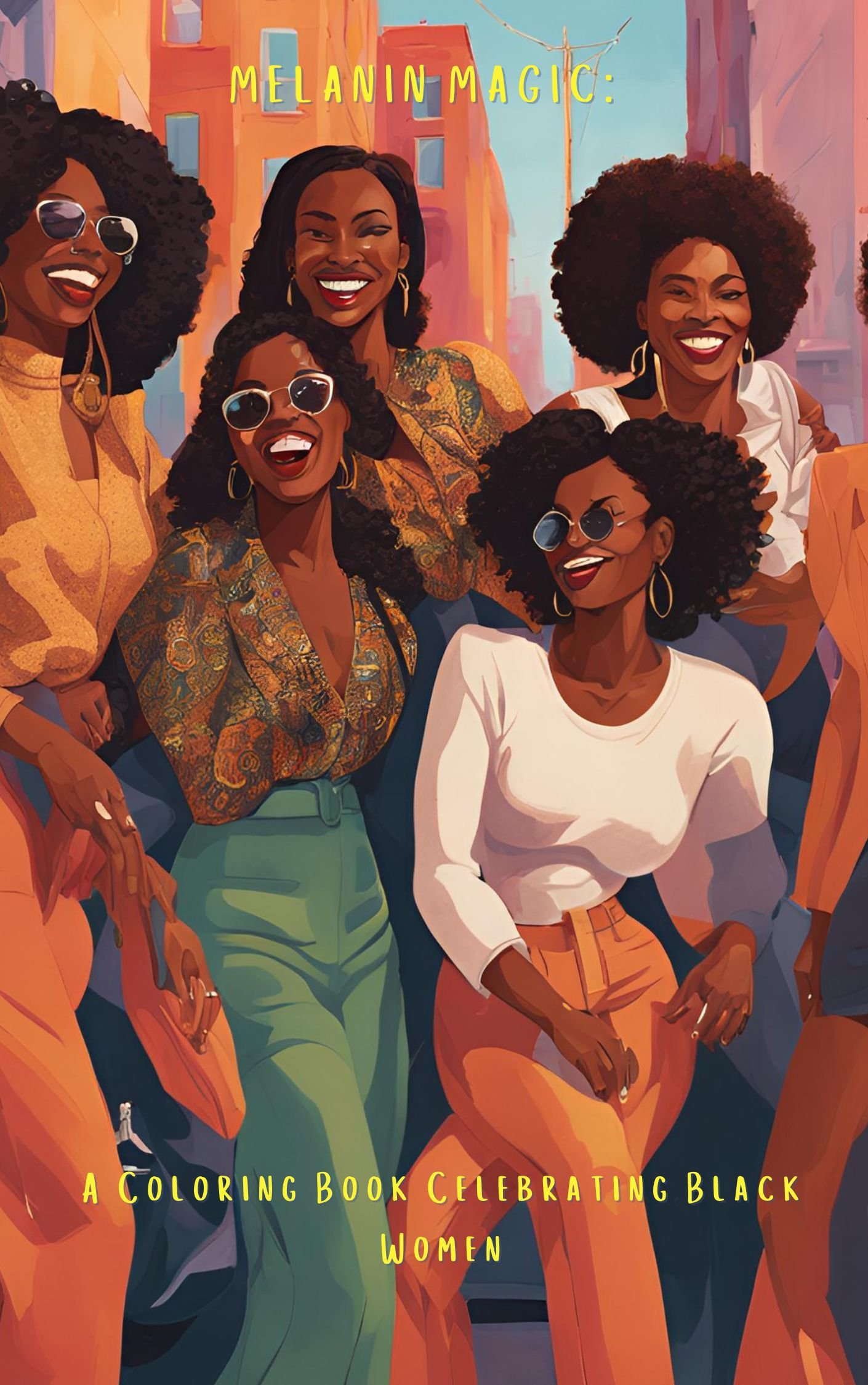 Melanin Magic:A Coloring Book Celebrating Black Women - Payhip