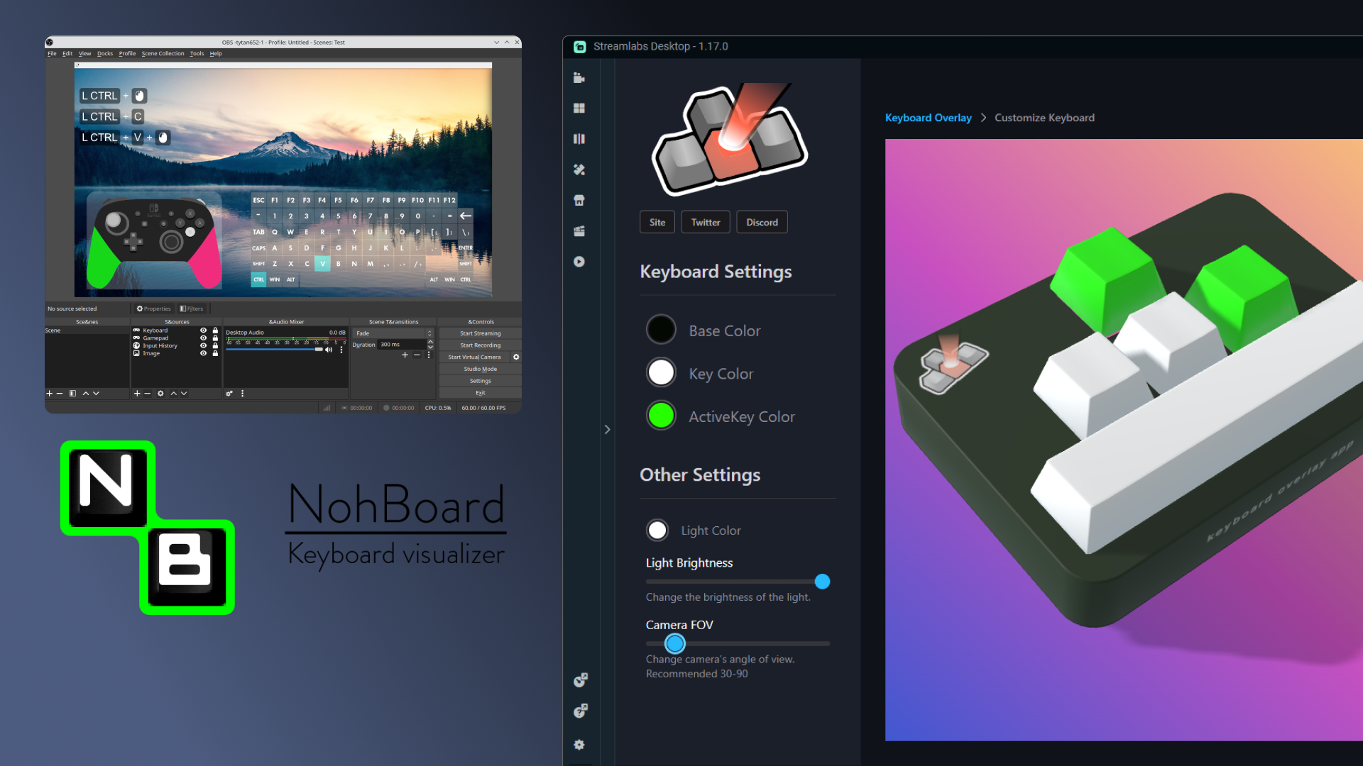 Keyboard Overlay Apps for gamers and streamers