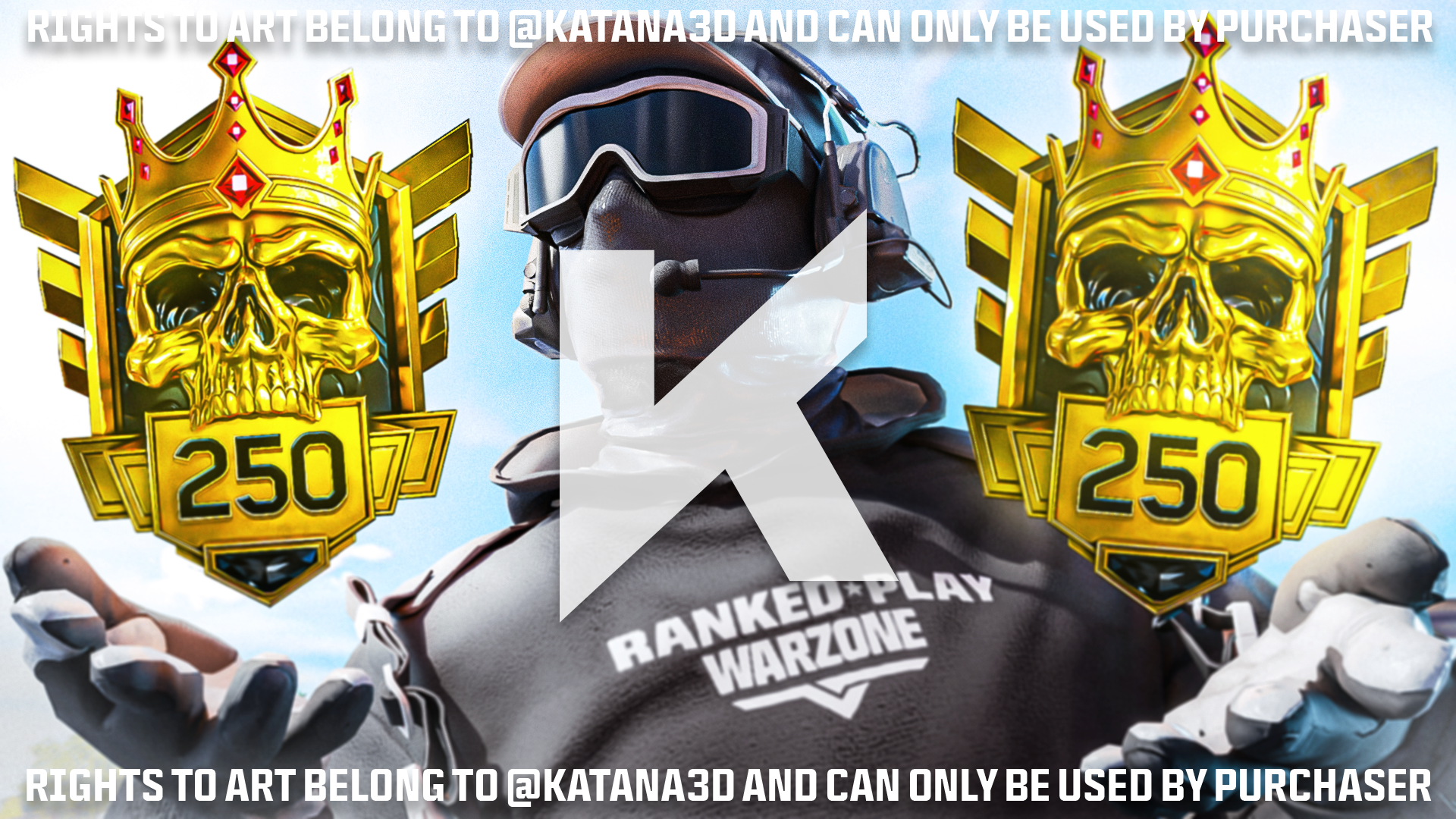 COD/Warzone Thumbnail - Ranked Warzone Top 250 - Payhip