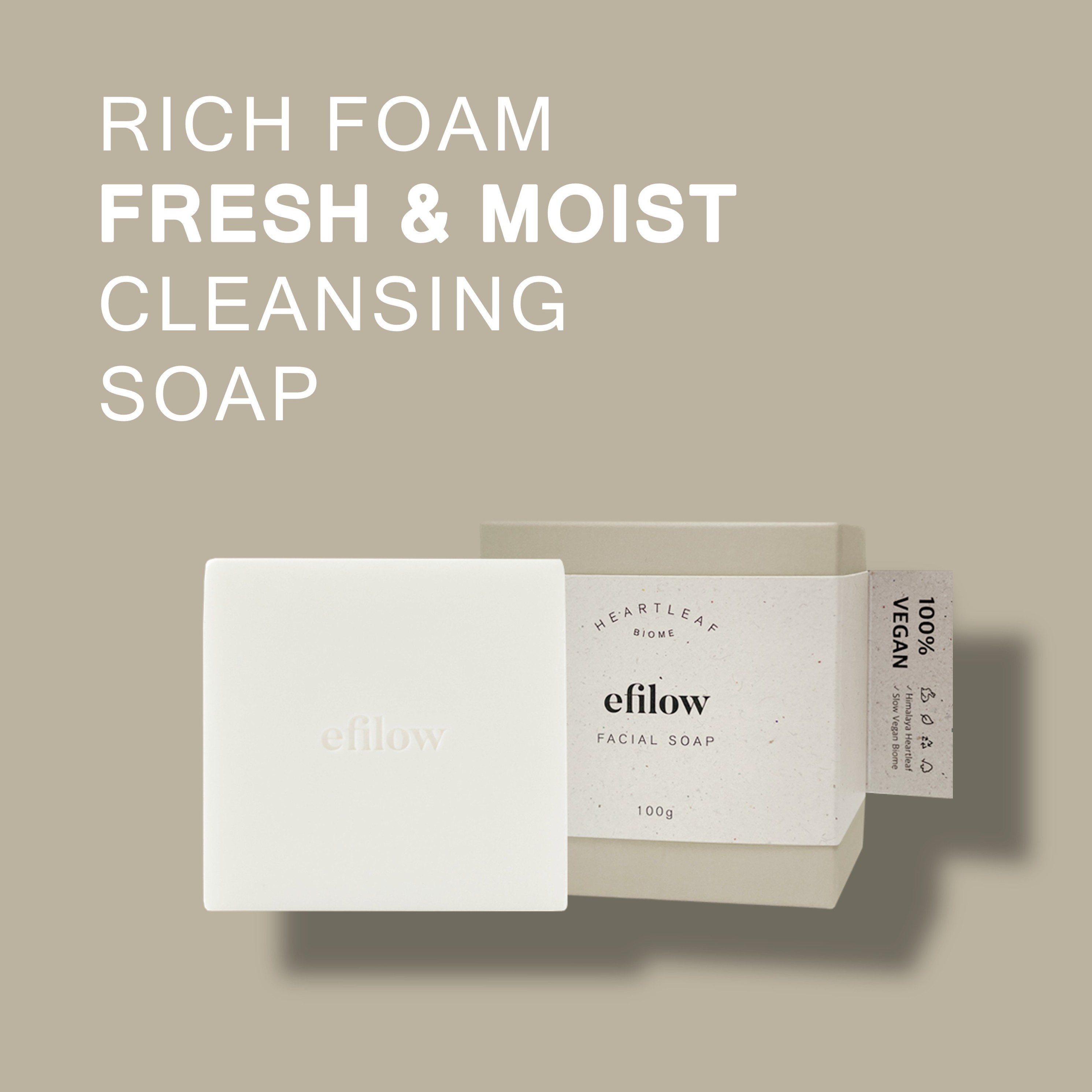 [EFILOW] Heartleaf Biome Soap 100g - Payhip