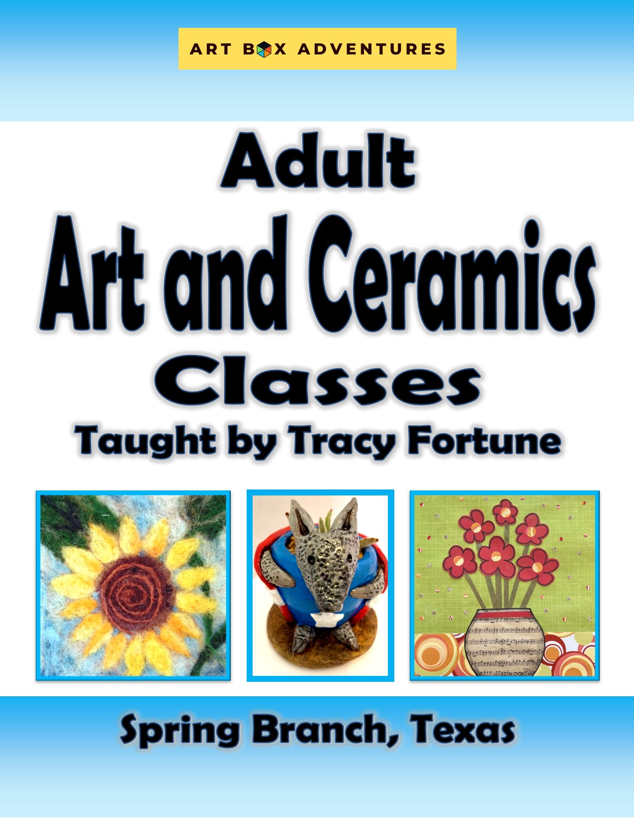 Adult Art and Ceramics Classes (In-person classes in Spring Branch, TX ...