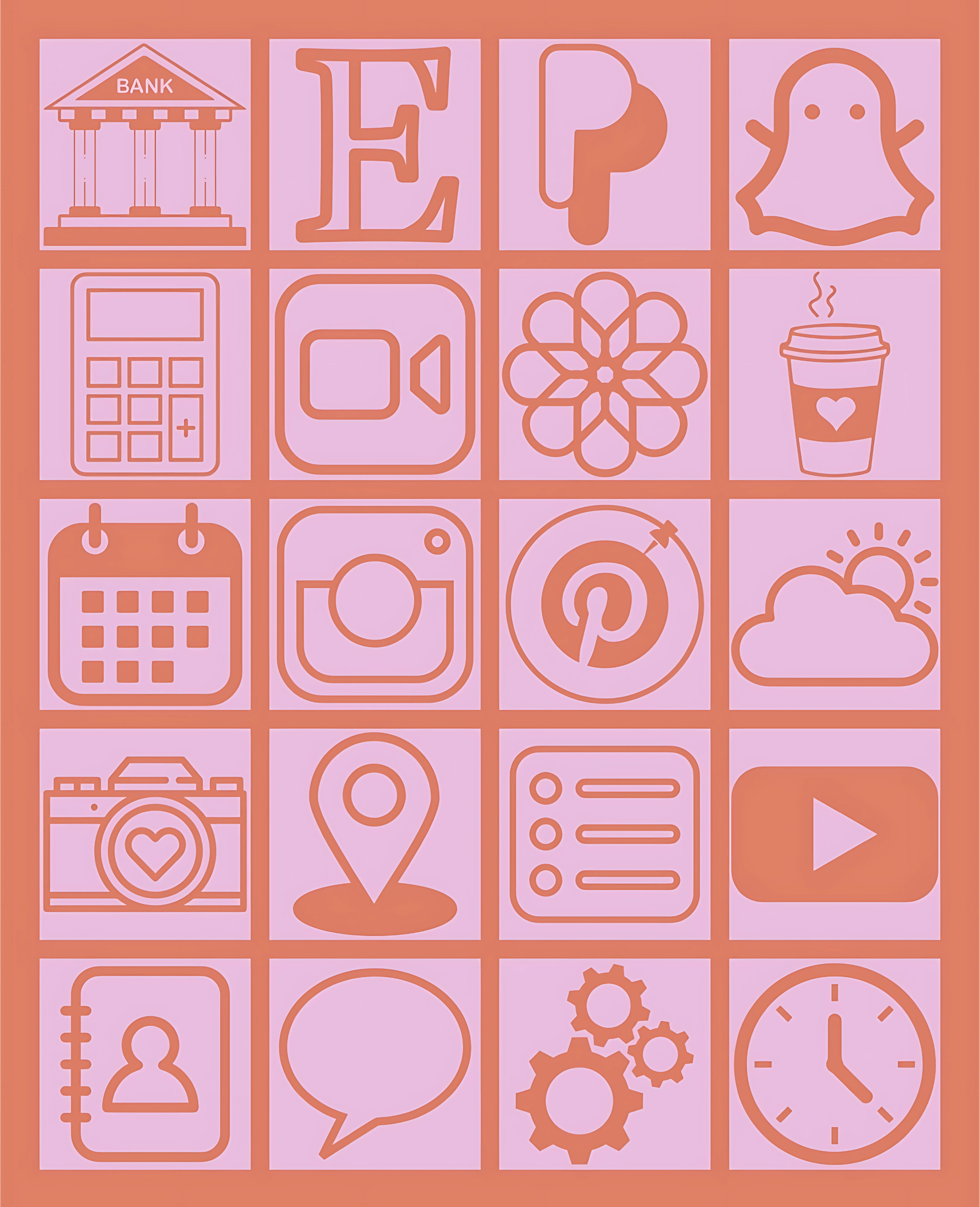 Sunset Serenity App Icons Ver. 1 - Payhip