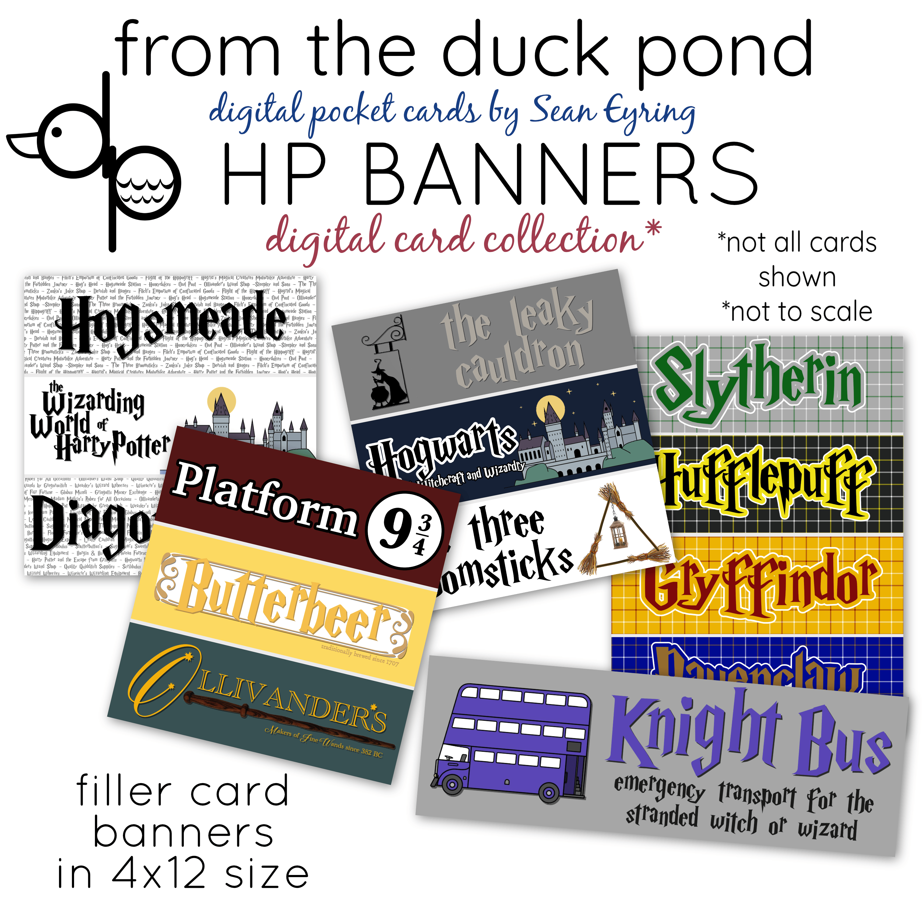 HP Banners - digital card kit - Payhip