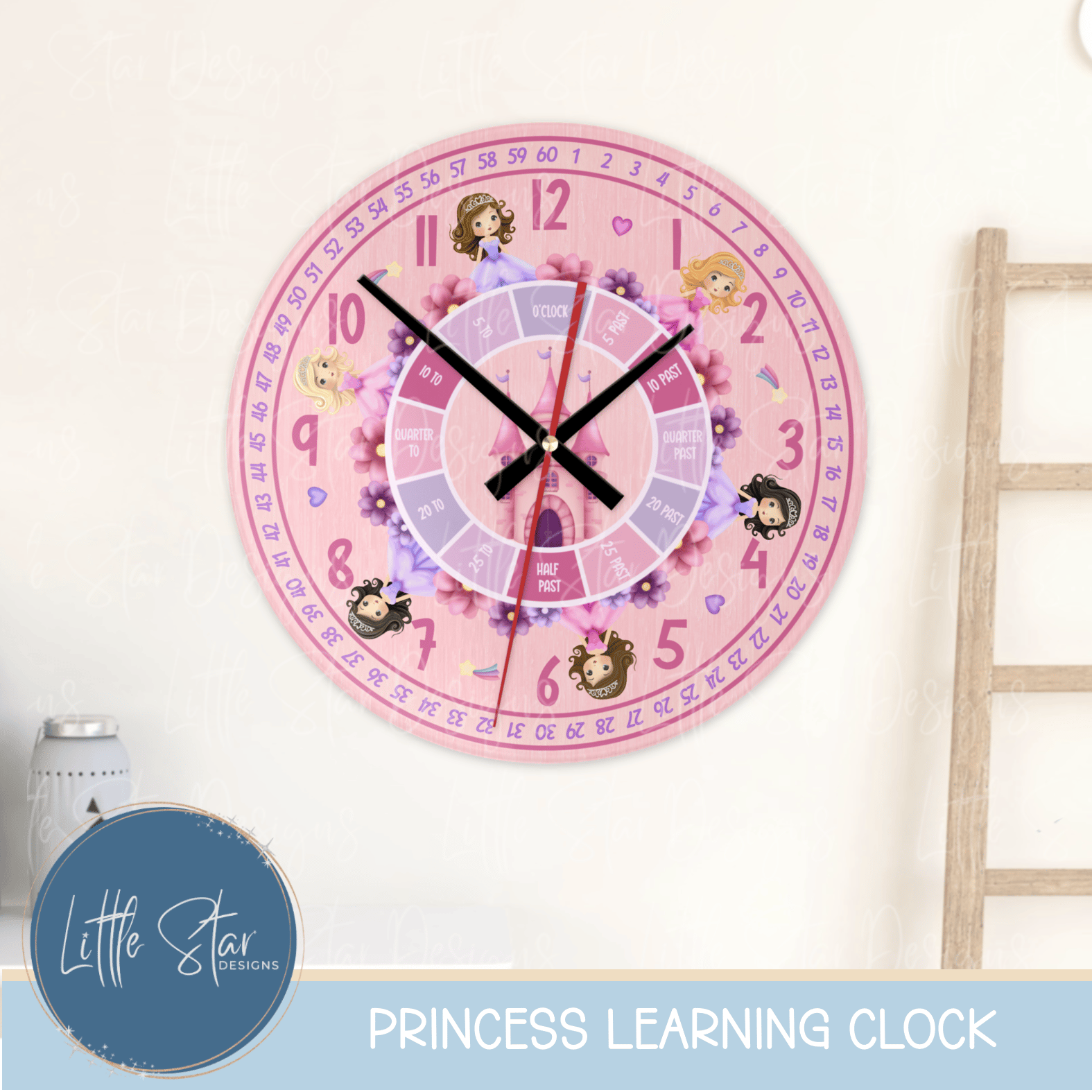 Princess Learning Clock - Payhip