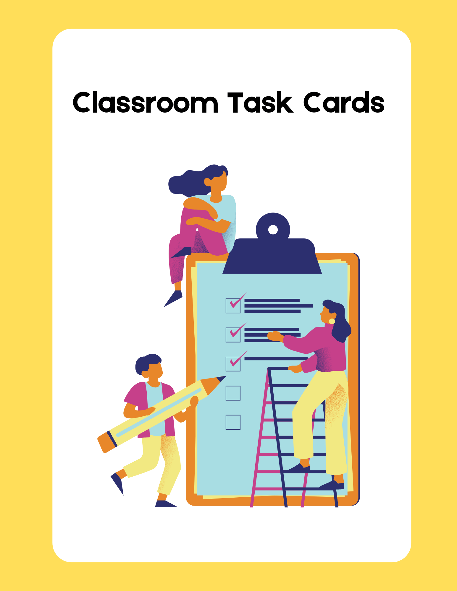 RubyMoose Digital Downloads - Classroom Task Cards