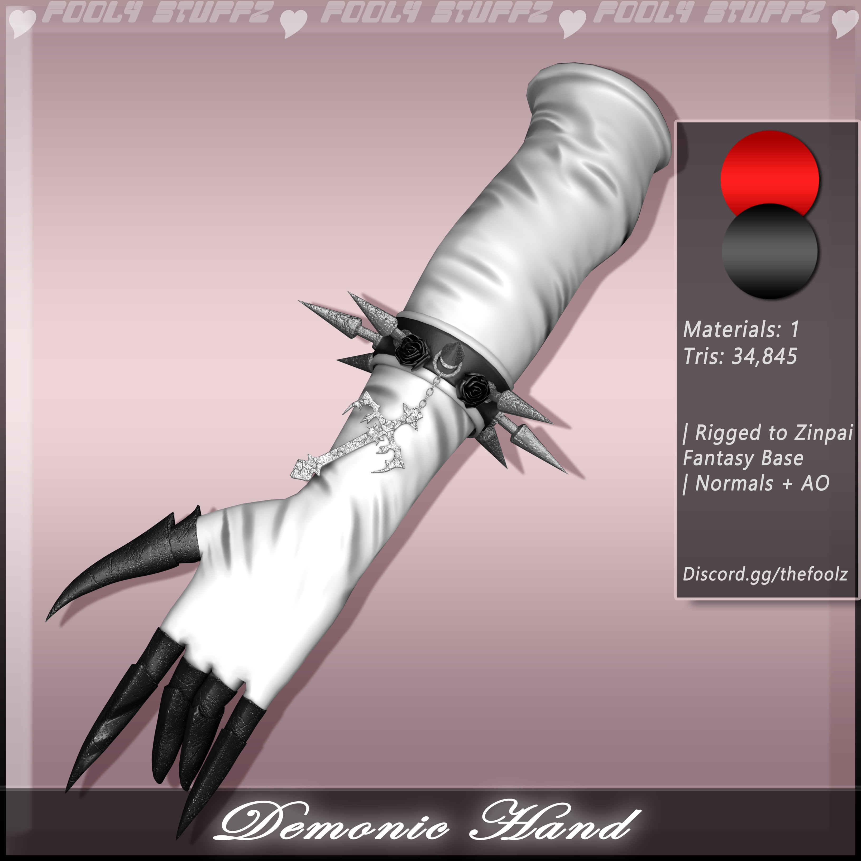 Demonic Hand ♡ [Commercial Use] - Payhip