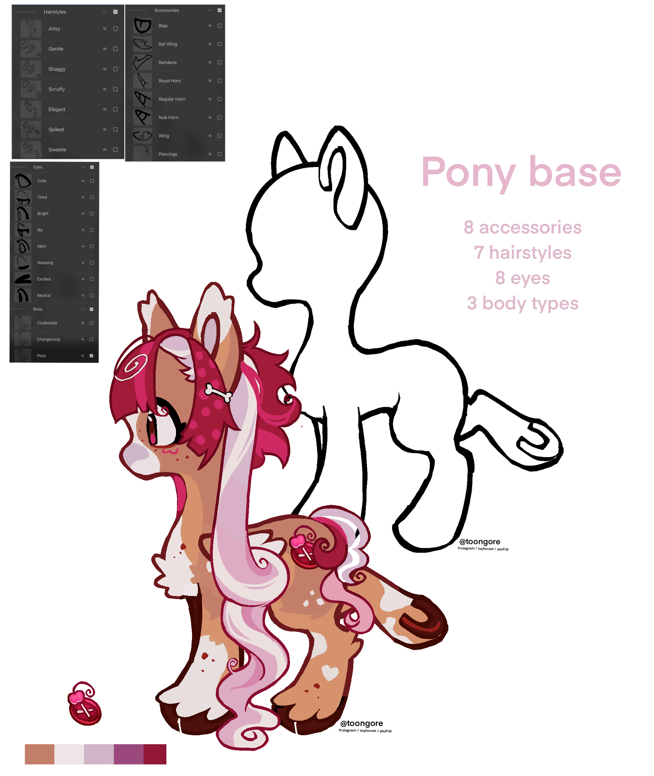 Pony base pack - Payhip