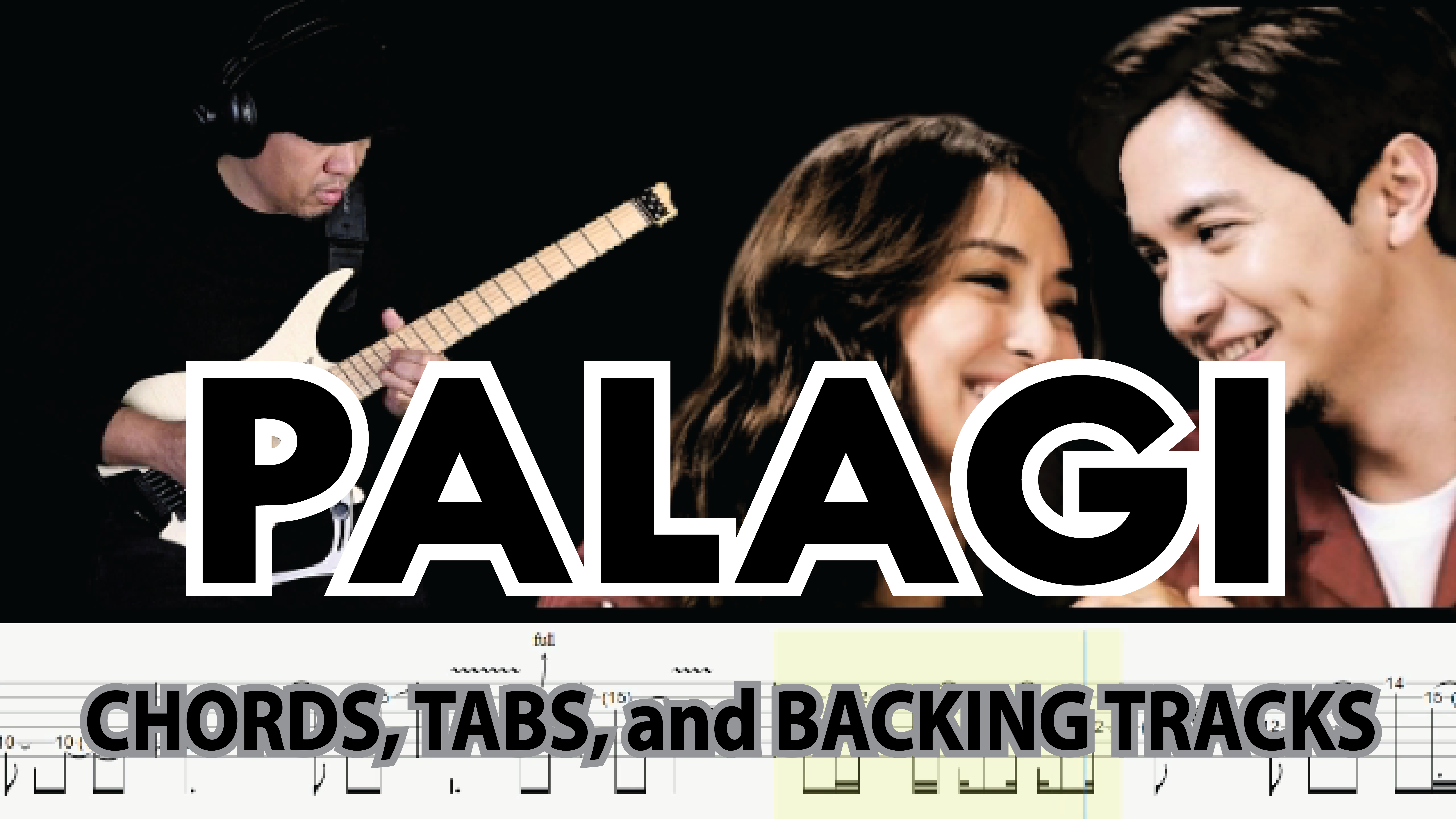 PALAGI TJ Monteverde GUITAR COVER (Whole Song) PDF Tabs, GP7 File and ...