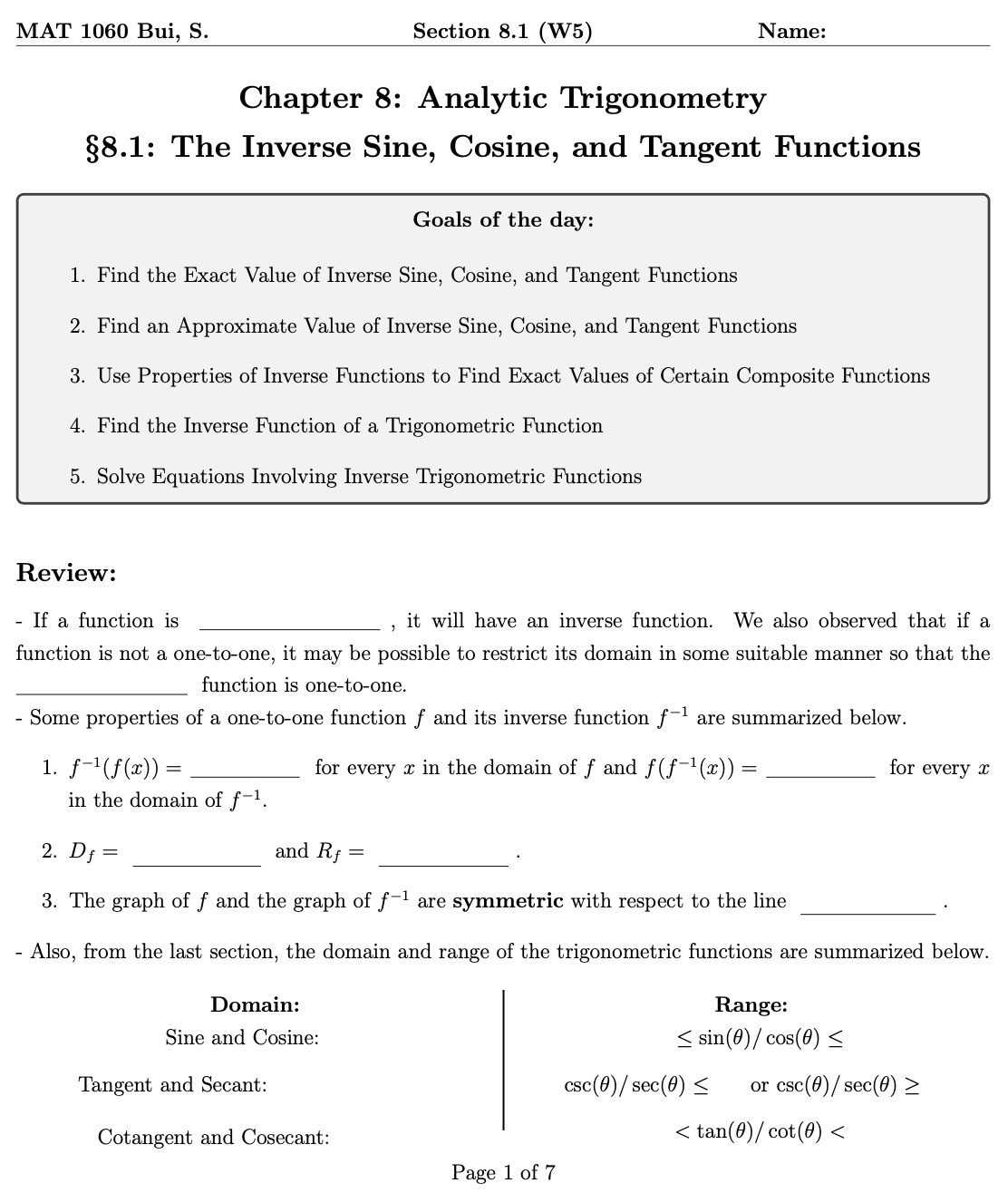 Complete Trigonometry Curriculum: Engaging Lessons, Activities, and ...
