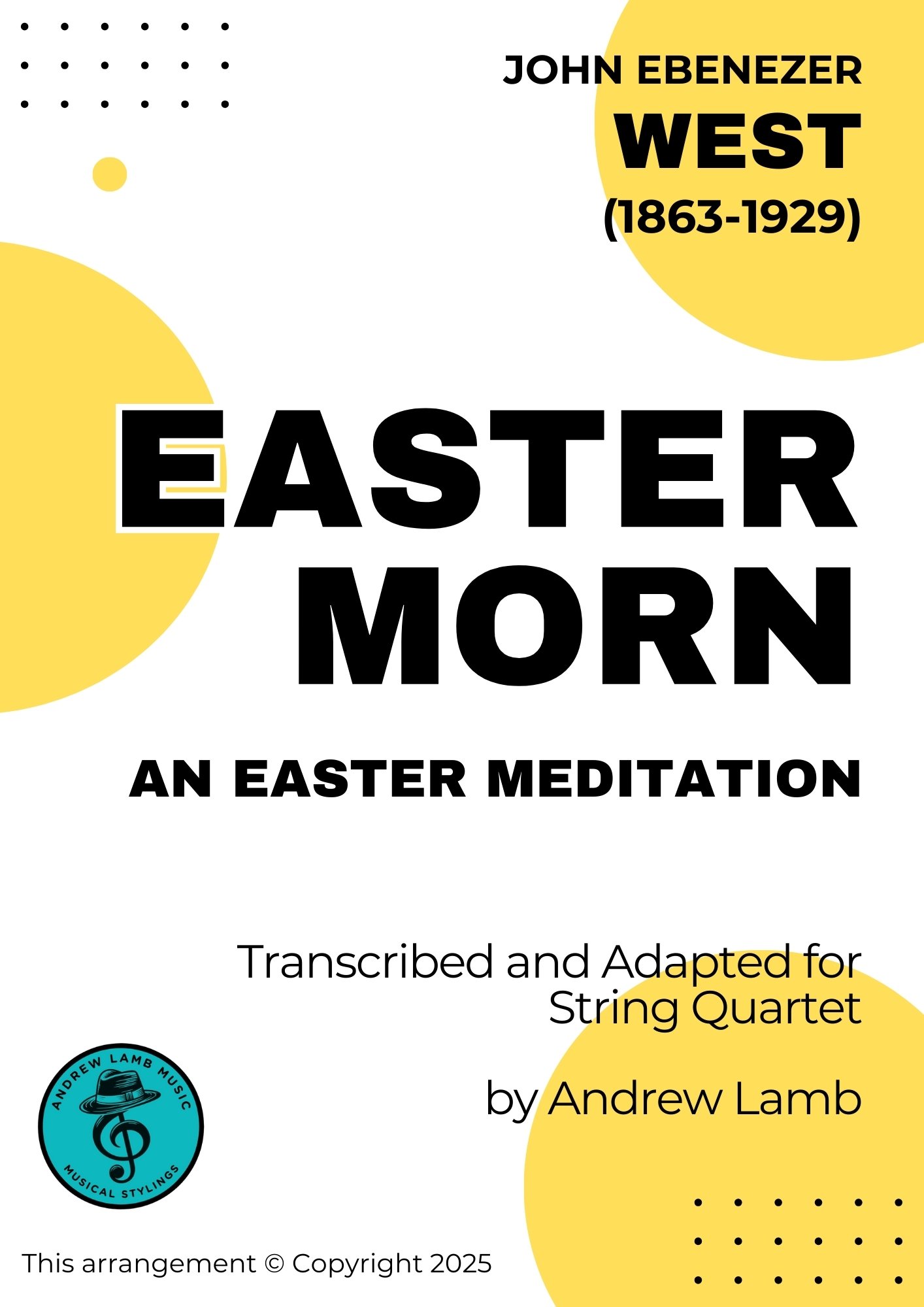 John Ebenezer West | Easter Morn | for String Quintet - Payhip