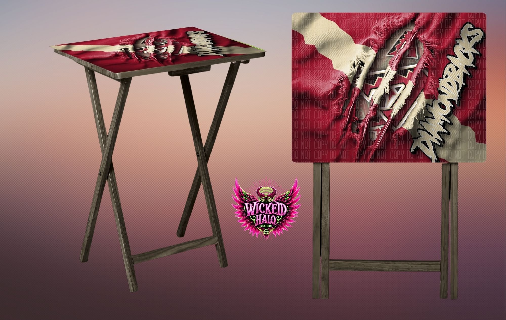 Wicked Halo Designs - Tray Tables