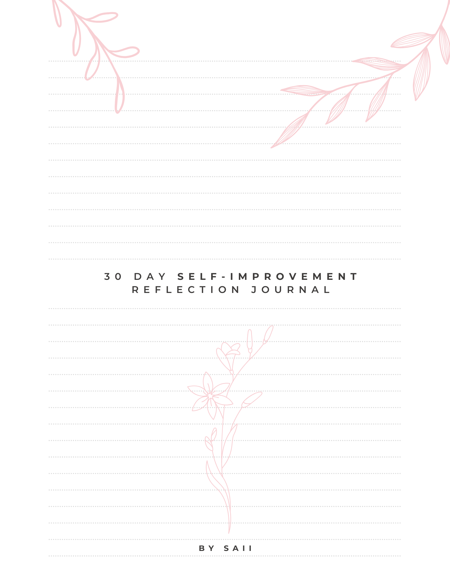 30 Day Self-Improvement Reflection Journal - Payhip