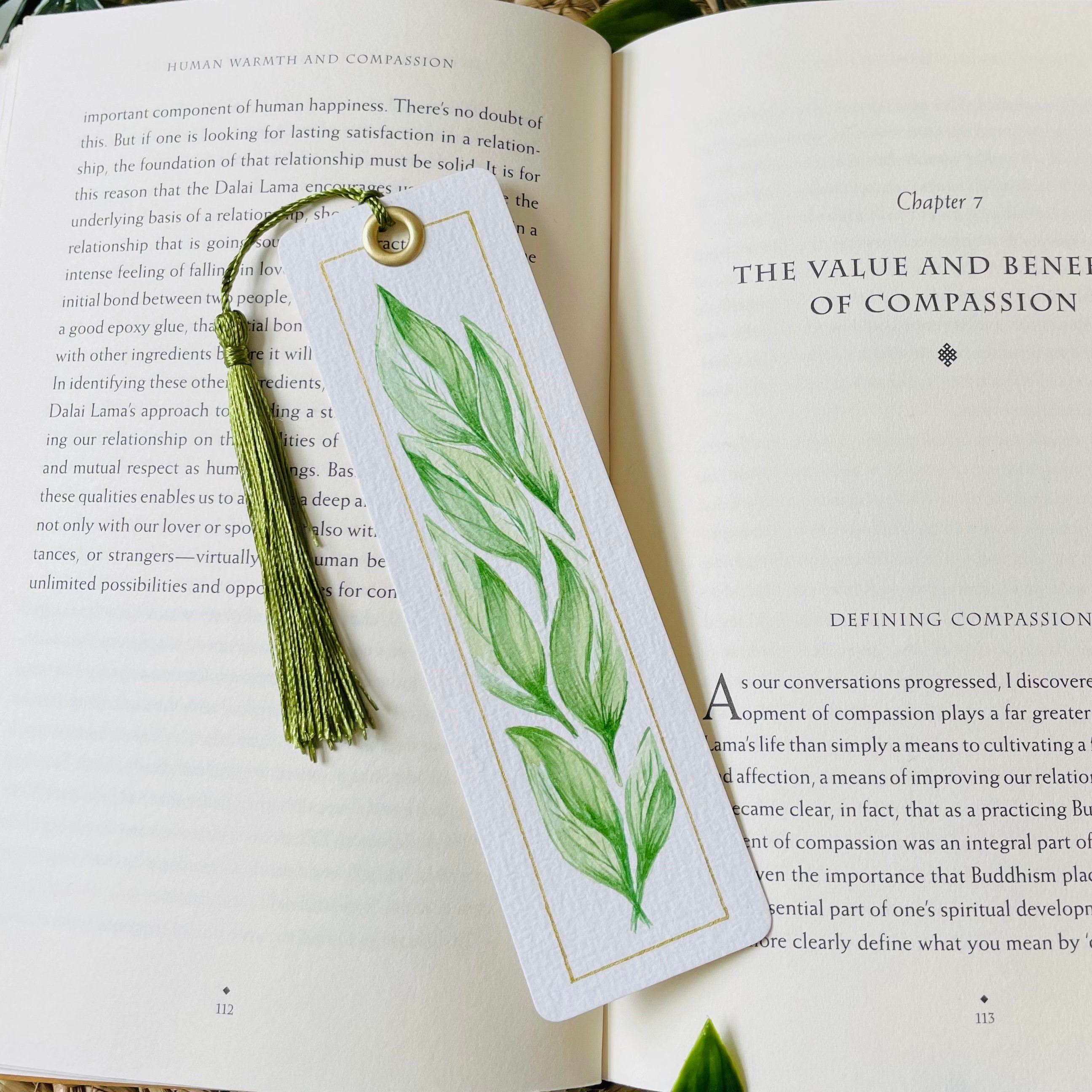Bookmark - Abstract Leaves - Payhip