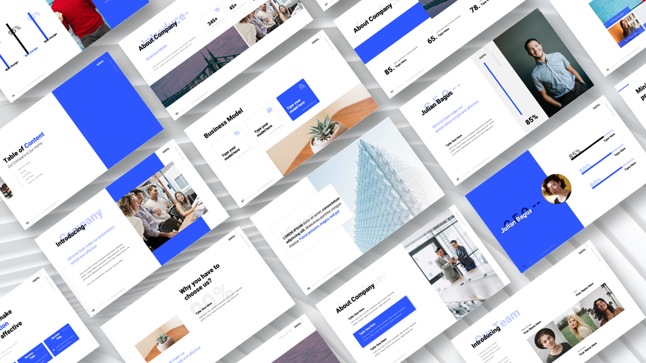 Simple Welcome - Minimal Google Slides - Payhip