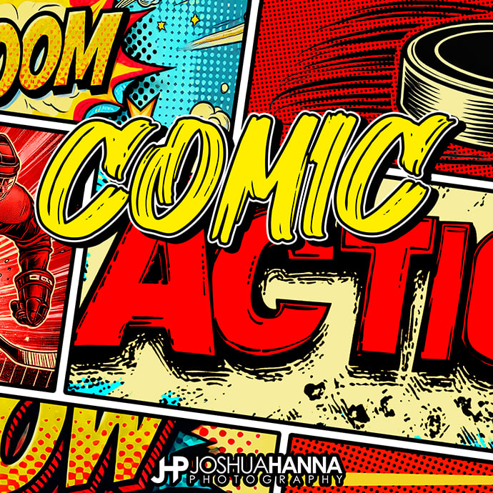 Comic - Layered Photoshop Template Design