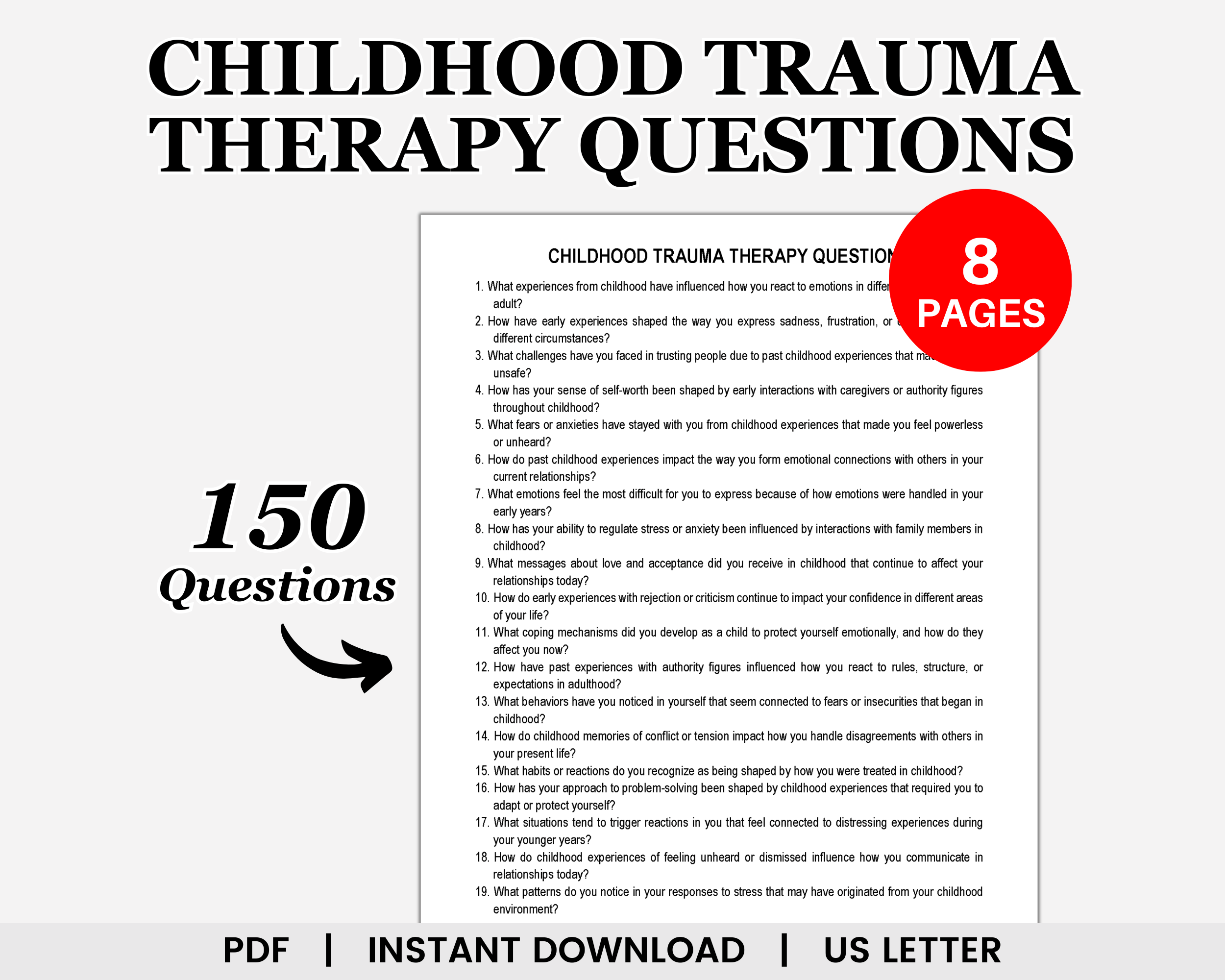 Childhood Trauma Therapy Questions, Child Abuse, Child Neglect ...