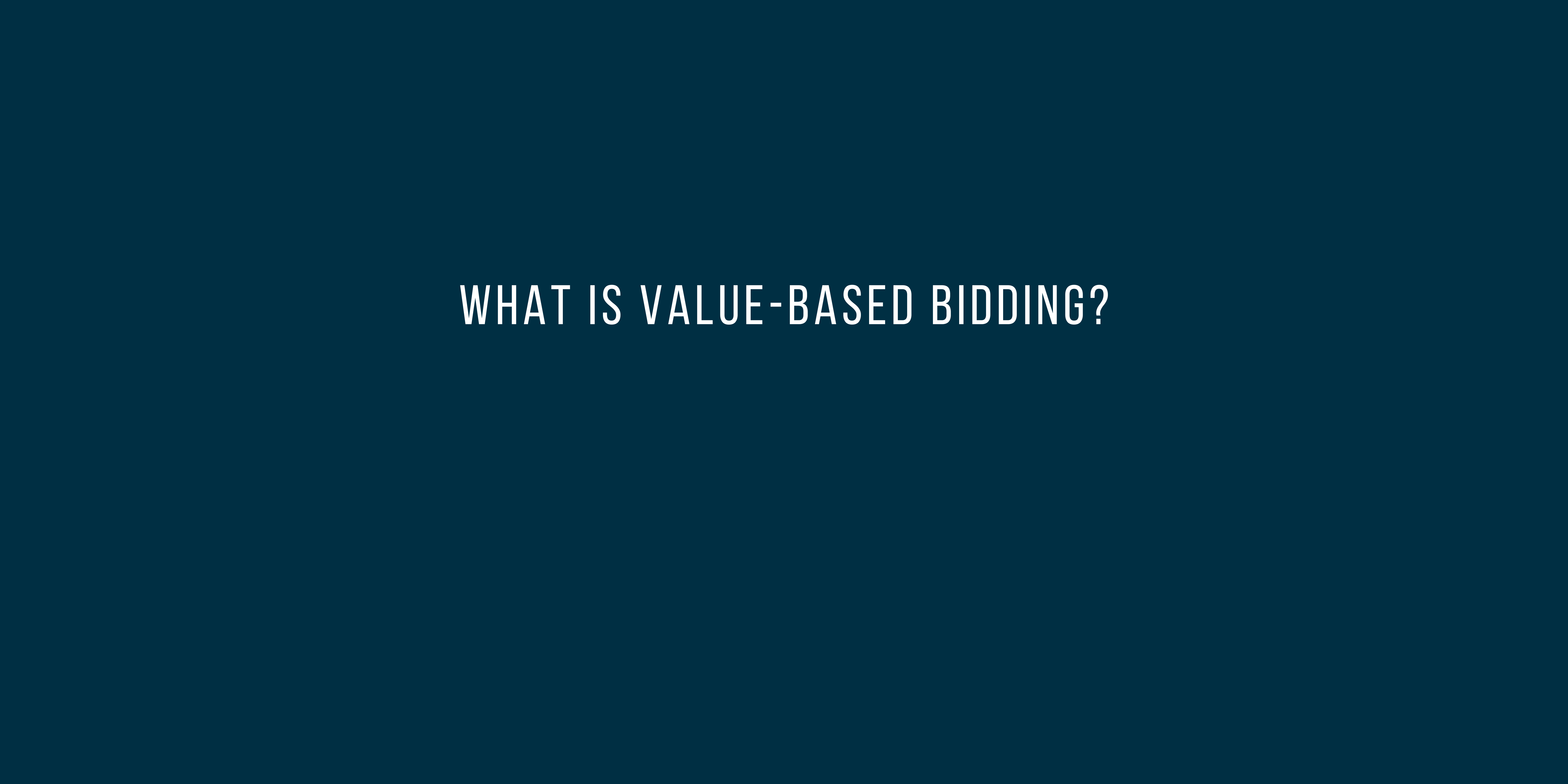 What is value-based bidding? - Payhip