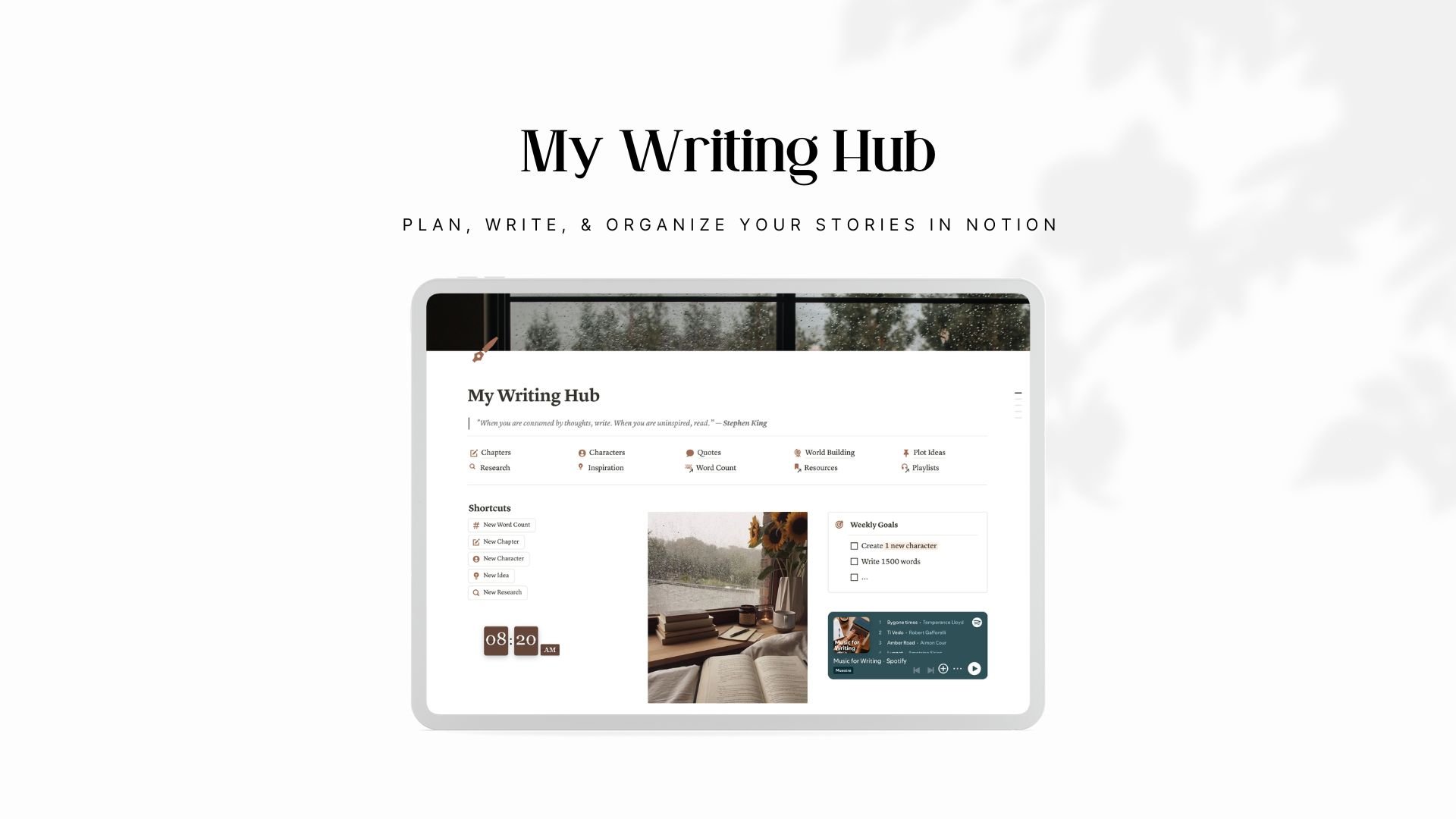 My Writing Hub 📝 | Notion Template