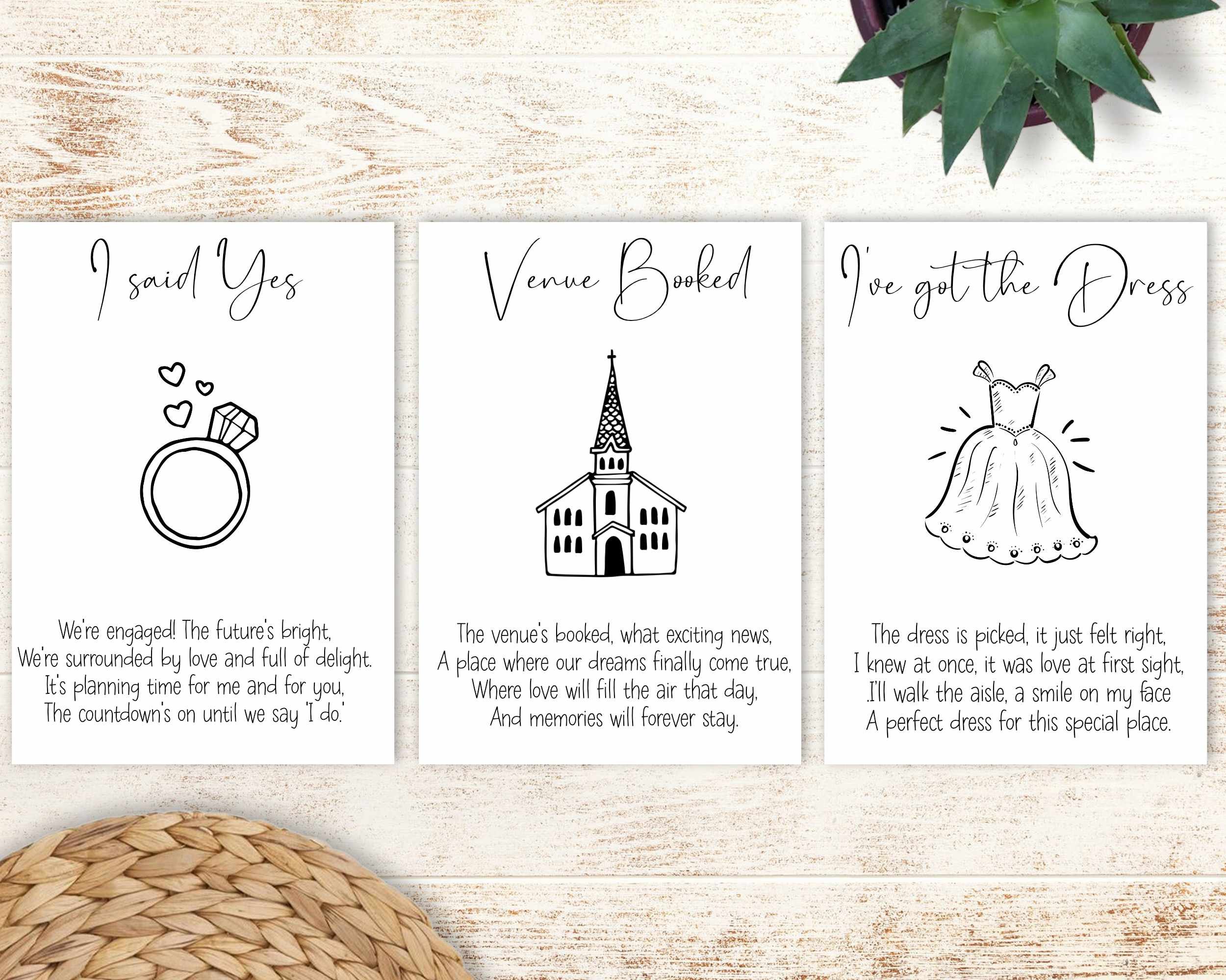Wedding Milestone poems x24 - Payhip