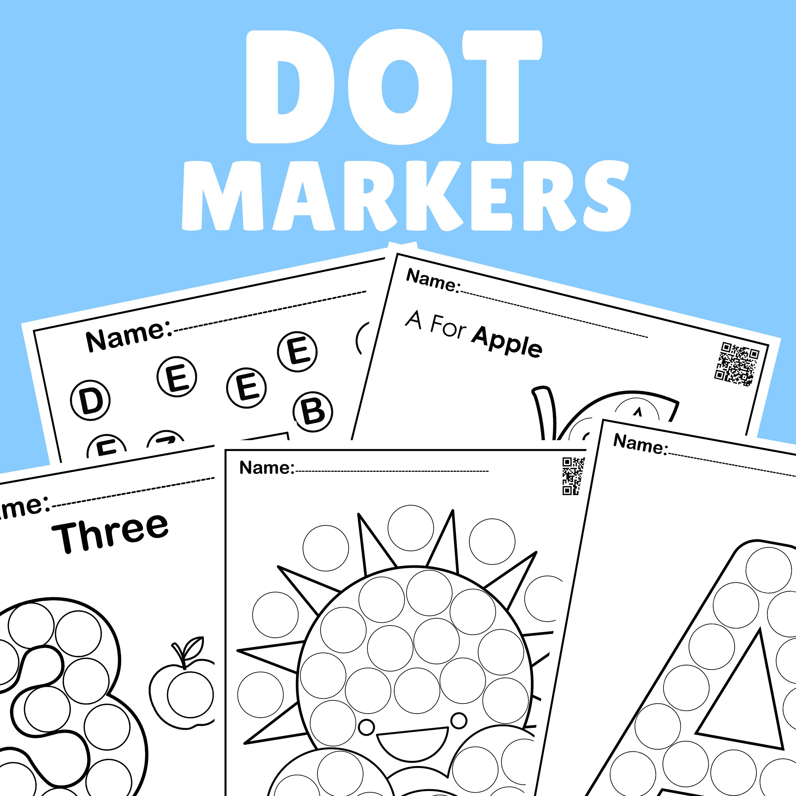 Busy Shark Store - Dot Markers Activities