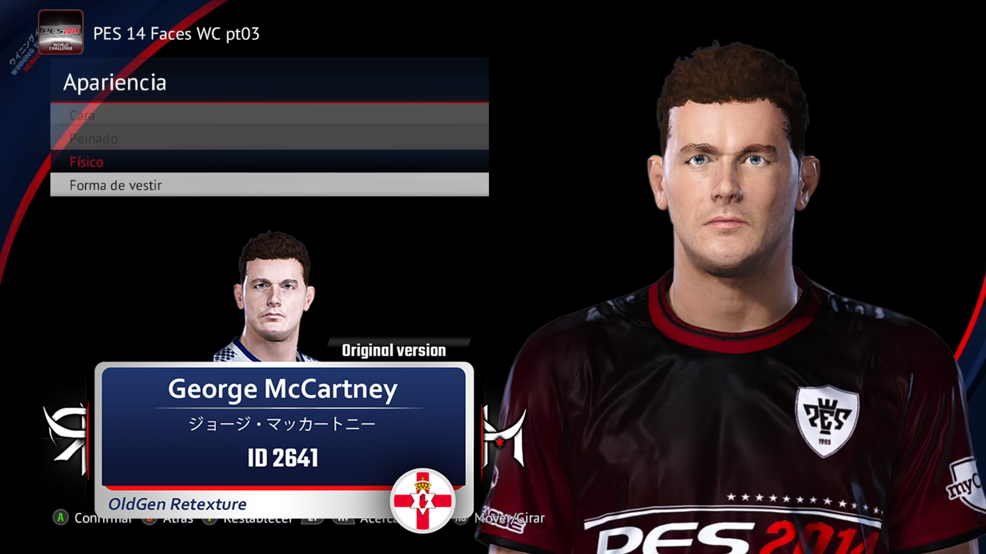 George McCartney • PES 2014 WC Faces - Payhip