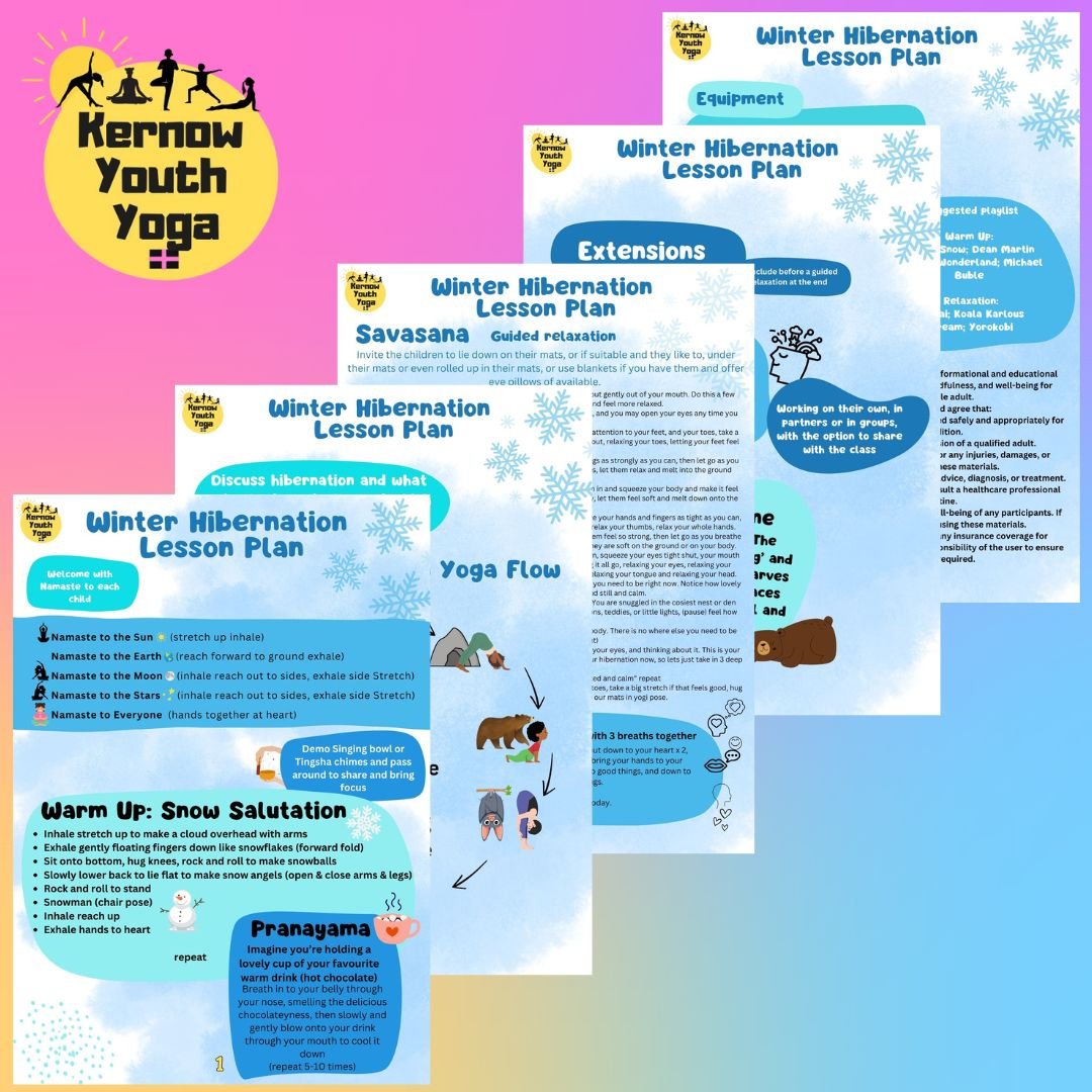 Winter Hibernation Children's Yoga Lesson Plan - Payhip