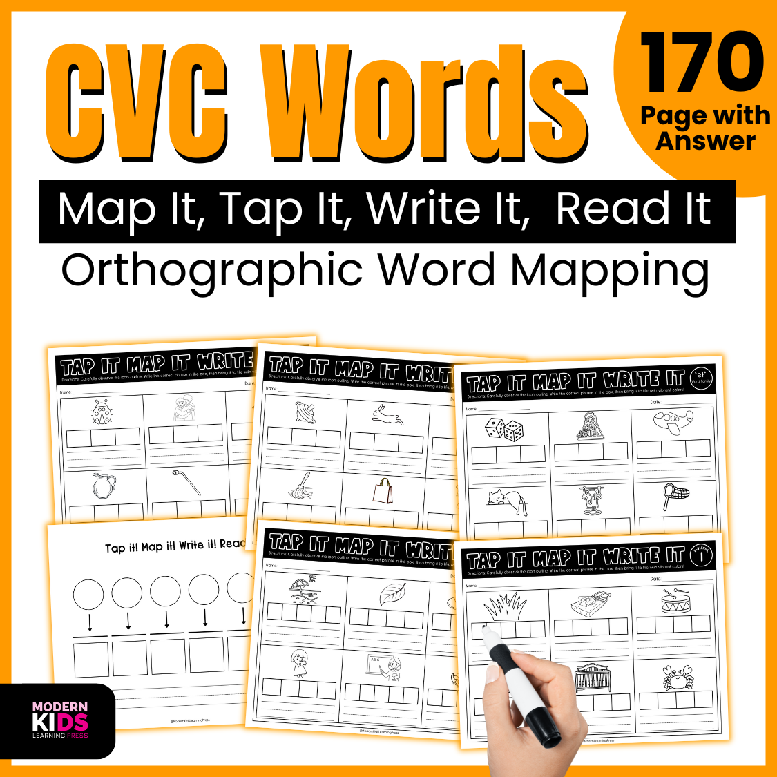 Tap it, Map it, Zap it, Graph it - Word Mapping | Phonemic Awareness ...