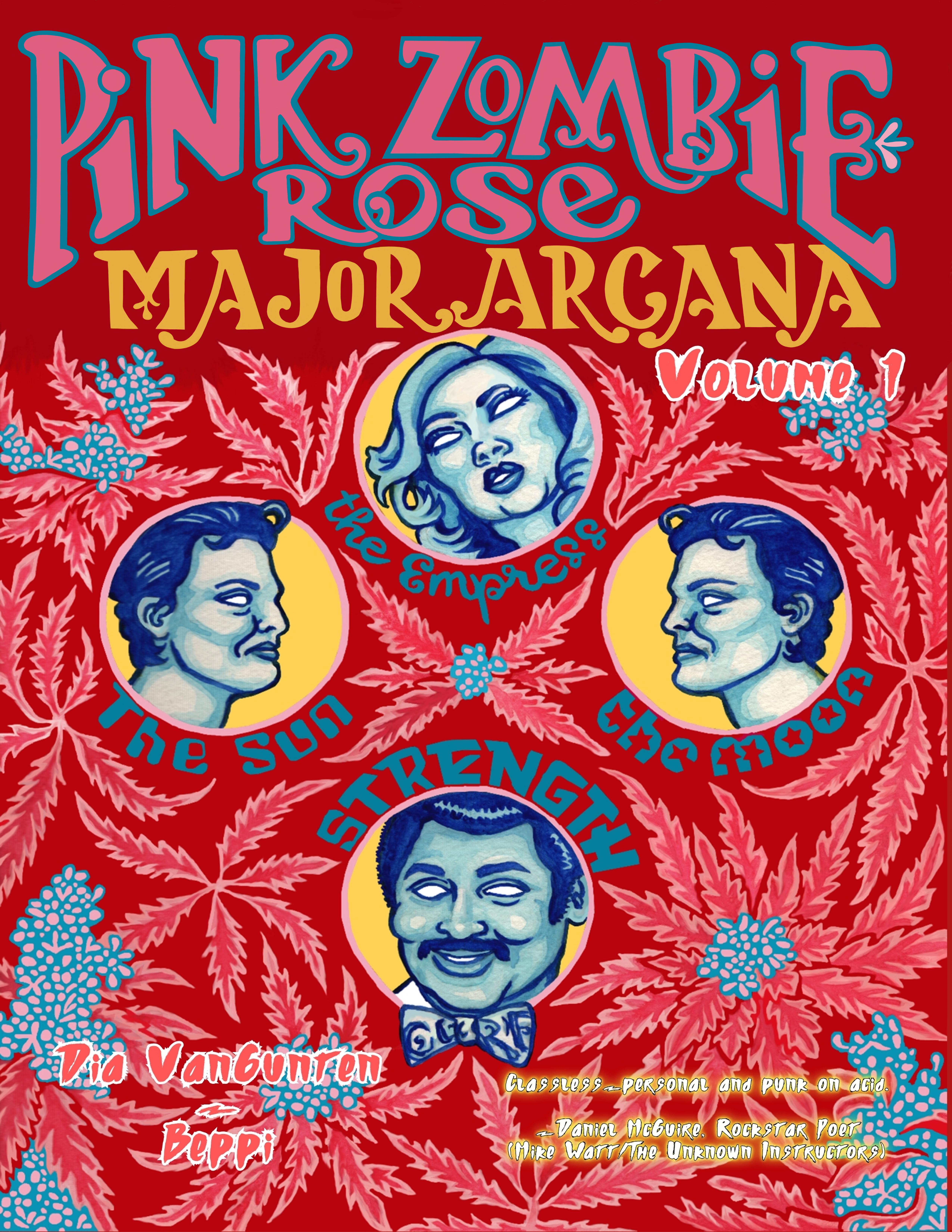 Pink Zombie Rose: Major Arcana by Dia VanGunten & Beppi - Payhip