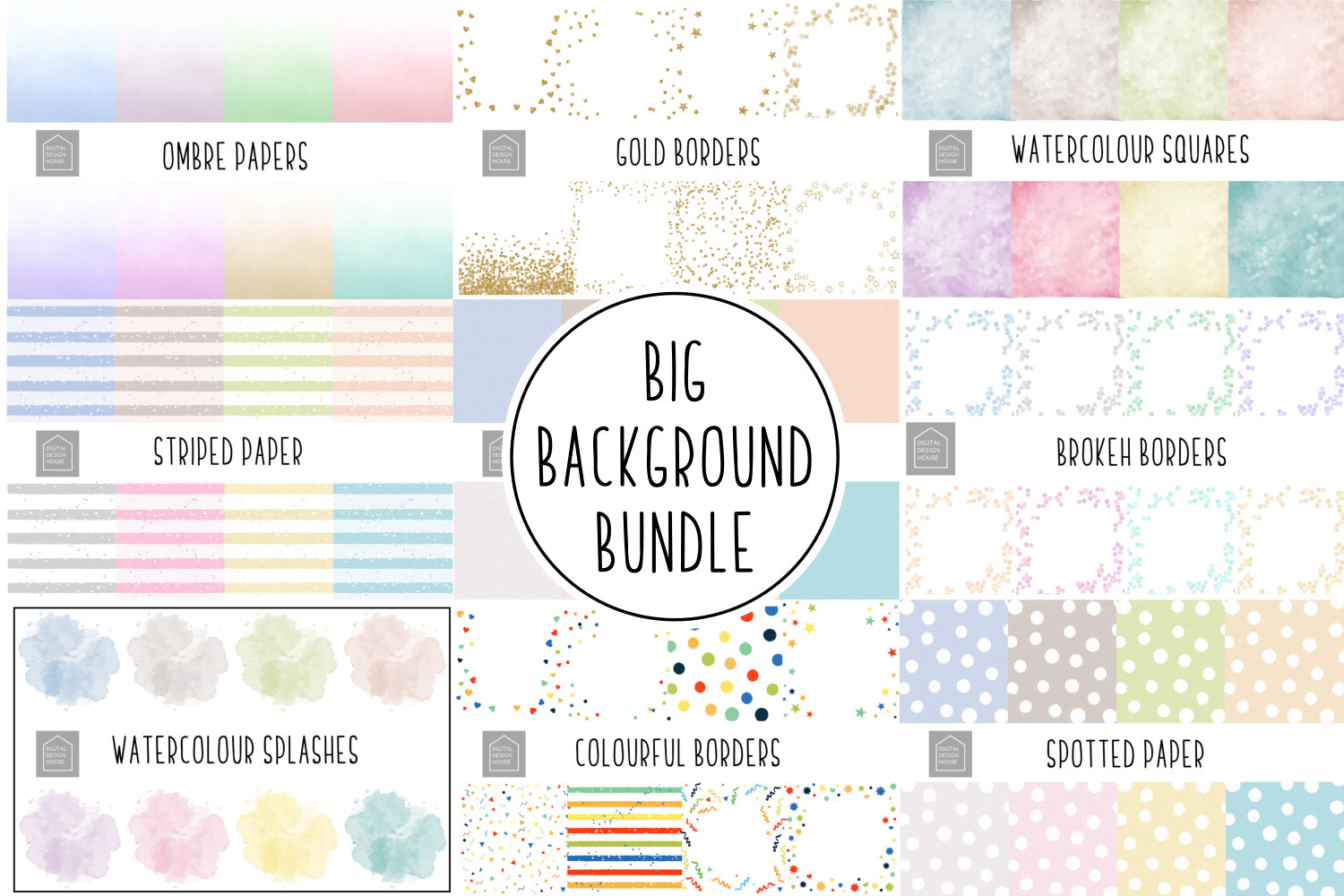 BIG BACKGROUND BUNDLE - 9 Sets Included - Payhip