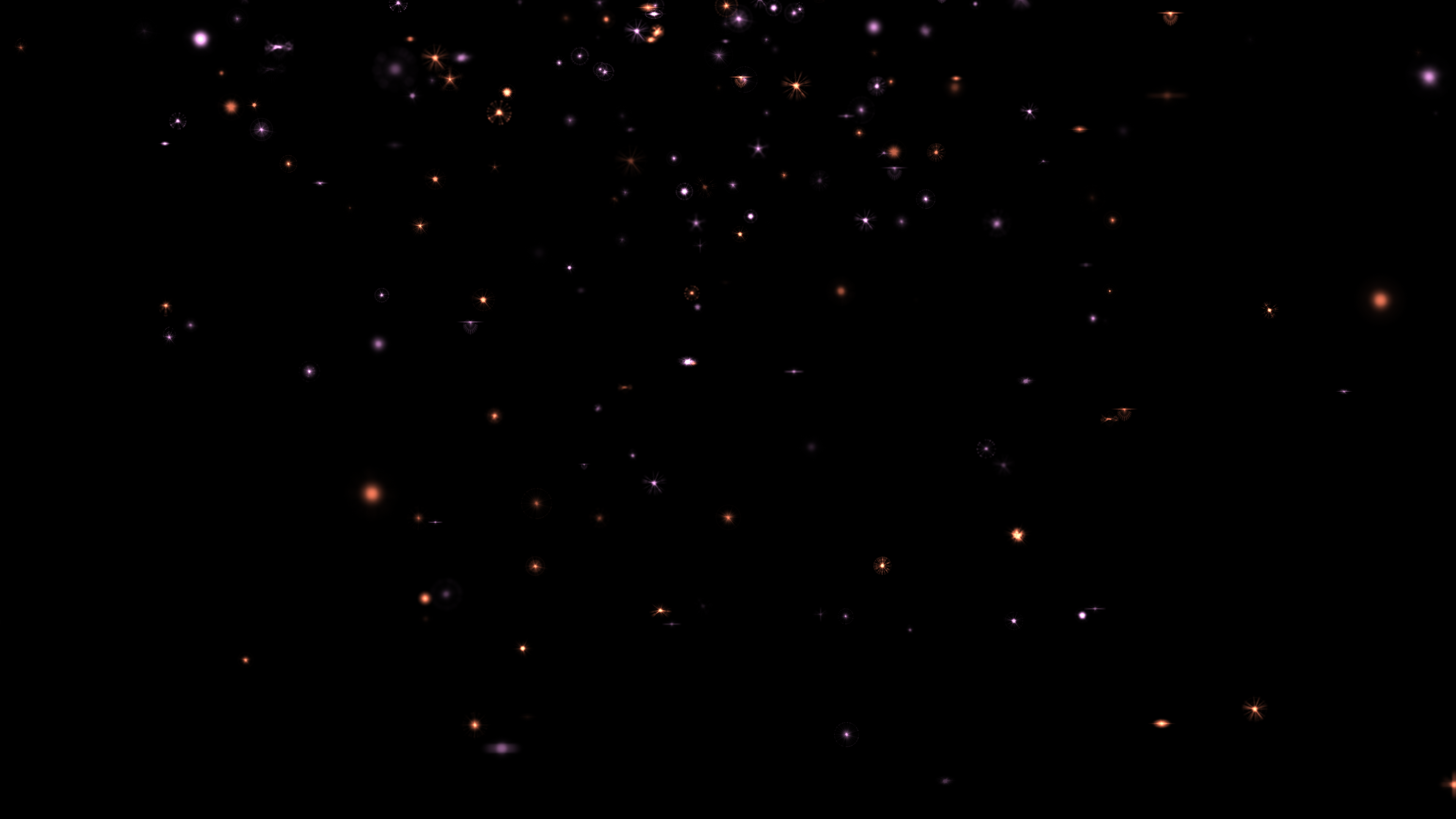 Astral Journey- Falling Blinking Stars Overlay Background Effect 4K ...