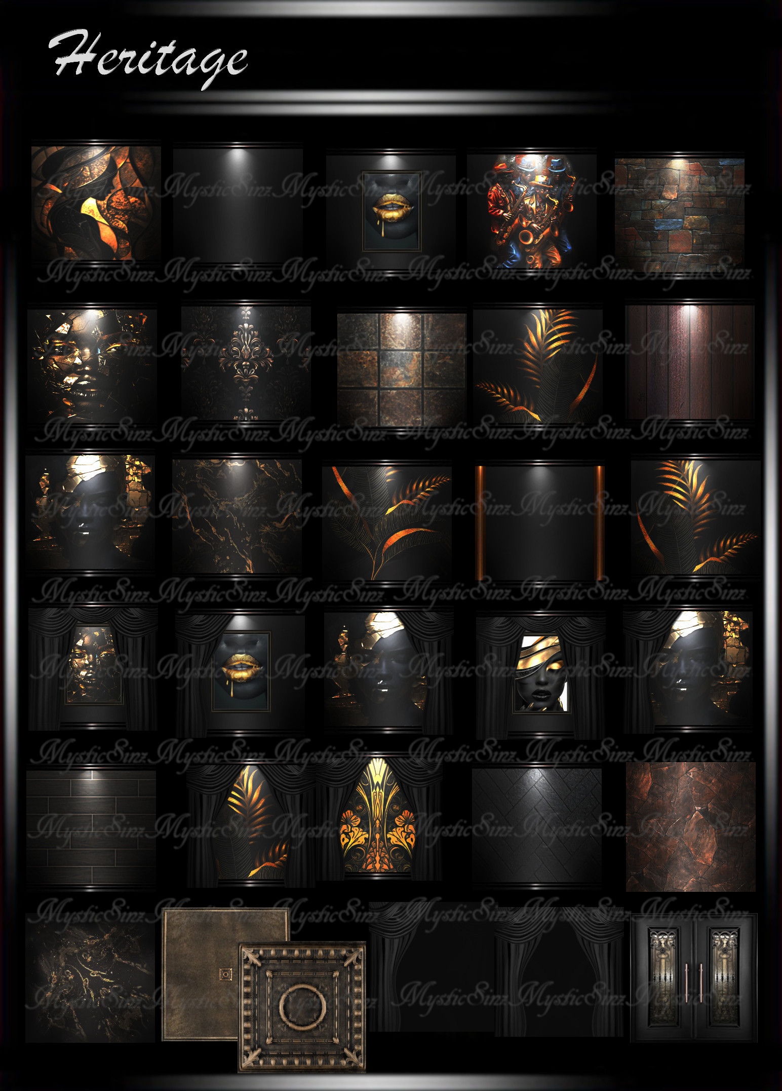 Heritage IMVU Room Textures Collection - Payhip