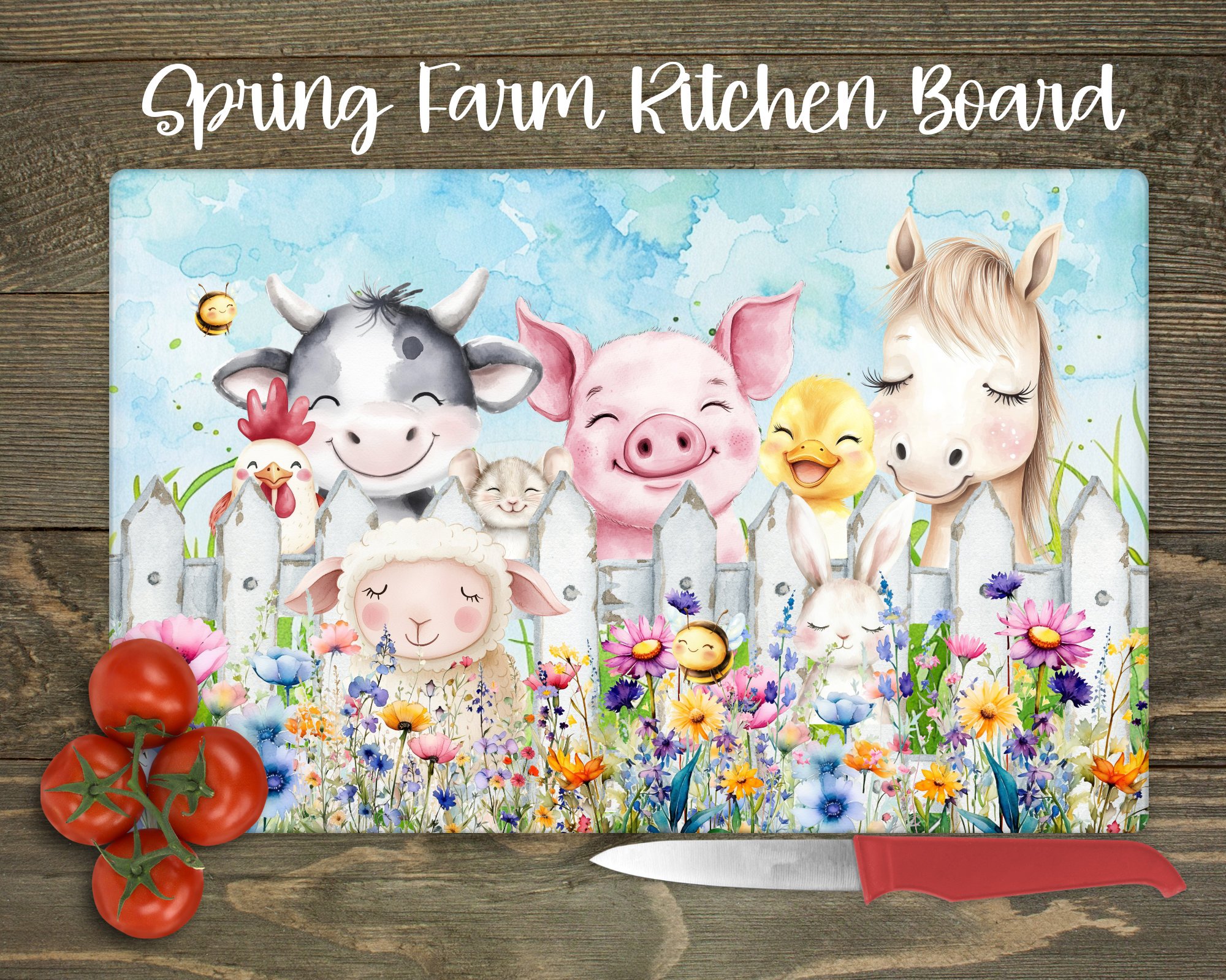 Spring Farm Kitchen Board - Payhip