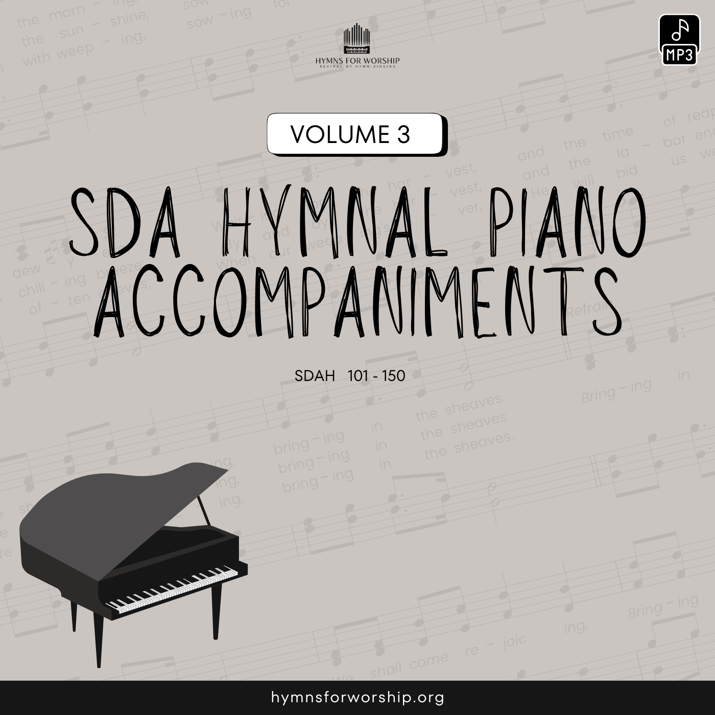 SDA Hymnal Piano Accompaniment - Vol. 3 (Nos. 101-150)